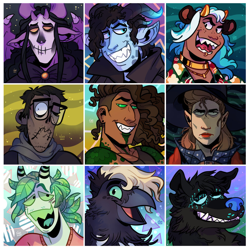 ArtStation - Commissioned Work - August to November 2020