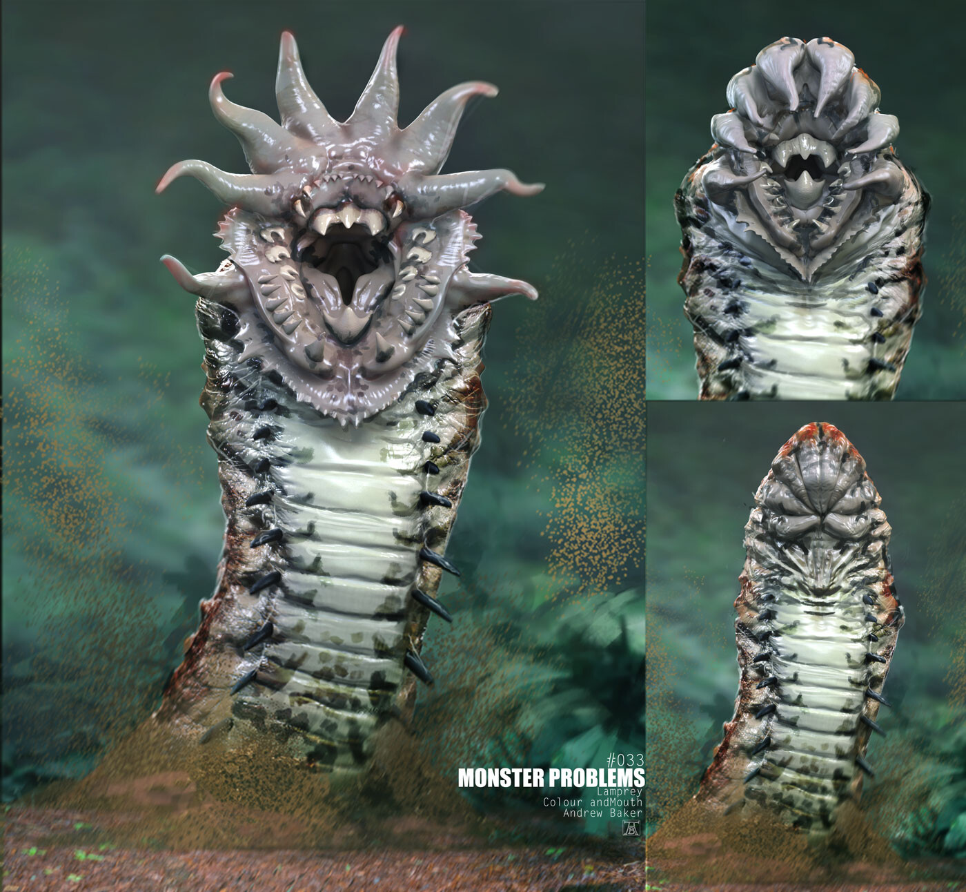 Andrew Baker - Love and Monsters Sand Gobblers Concept Art