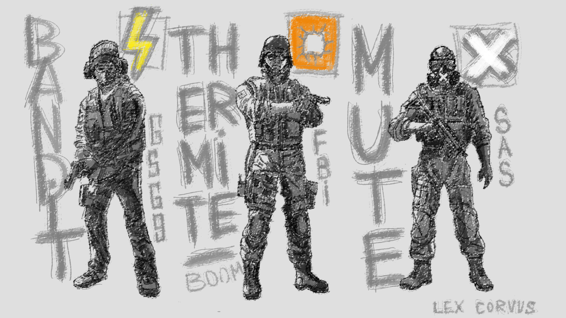 ArtStation - R6S Characters Artwork