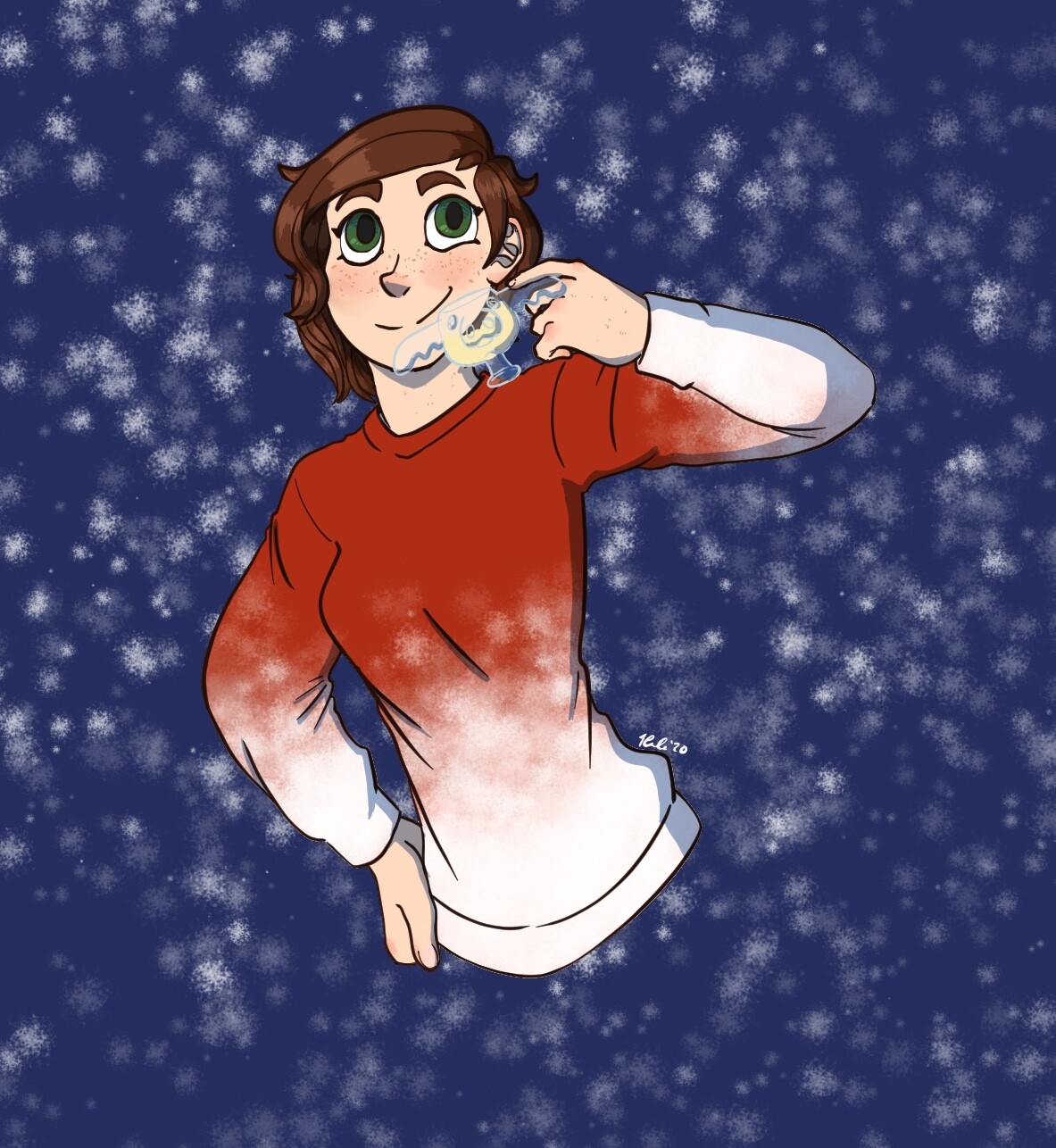 ArtStation - Holiday avatars 2020