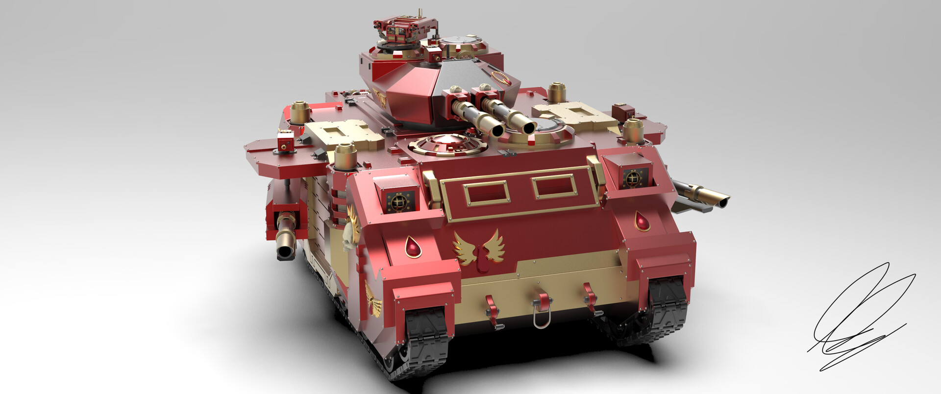 ArtStation - Twin Lascannon Predator