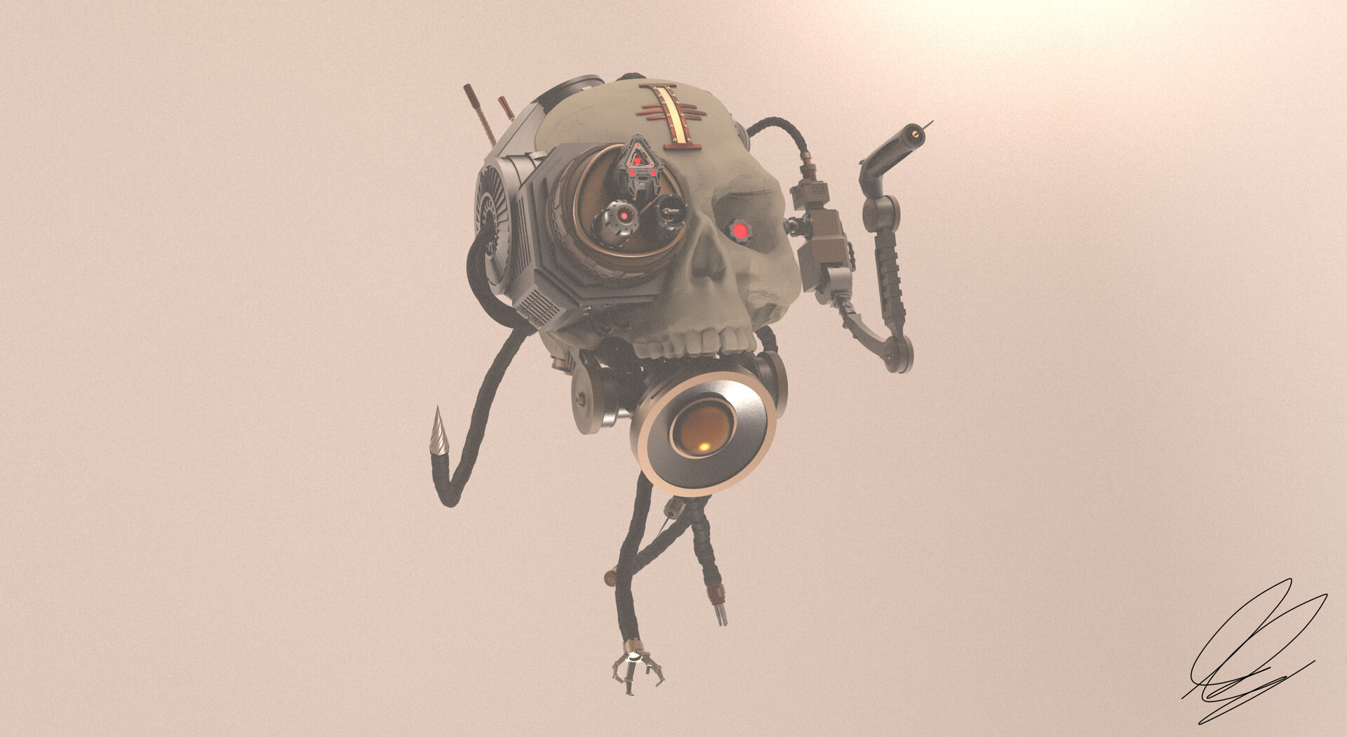 ArtStation - Servo Skull
