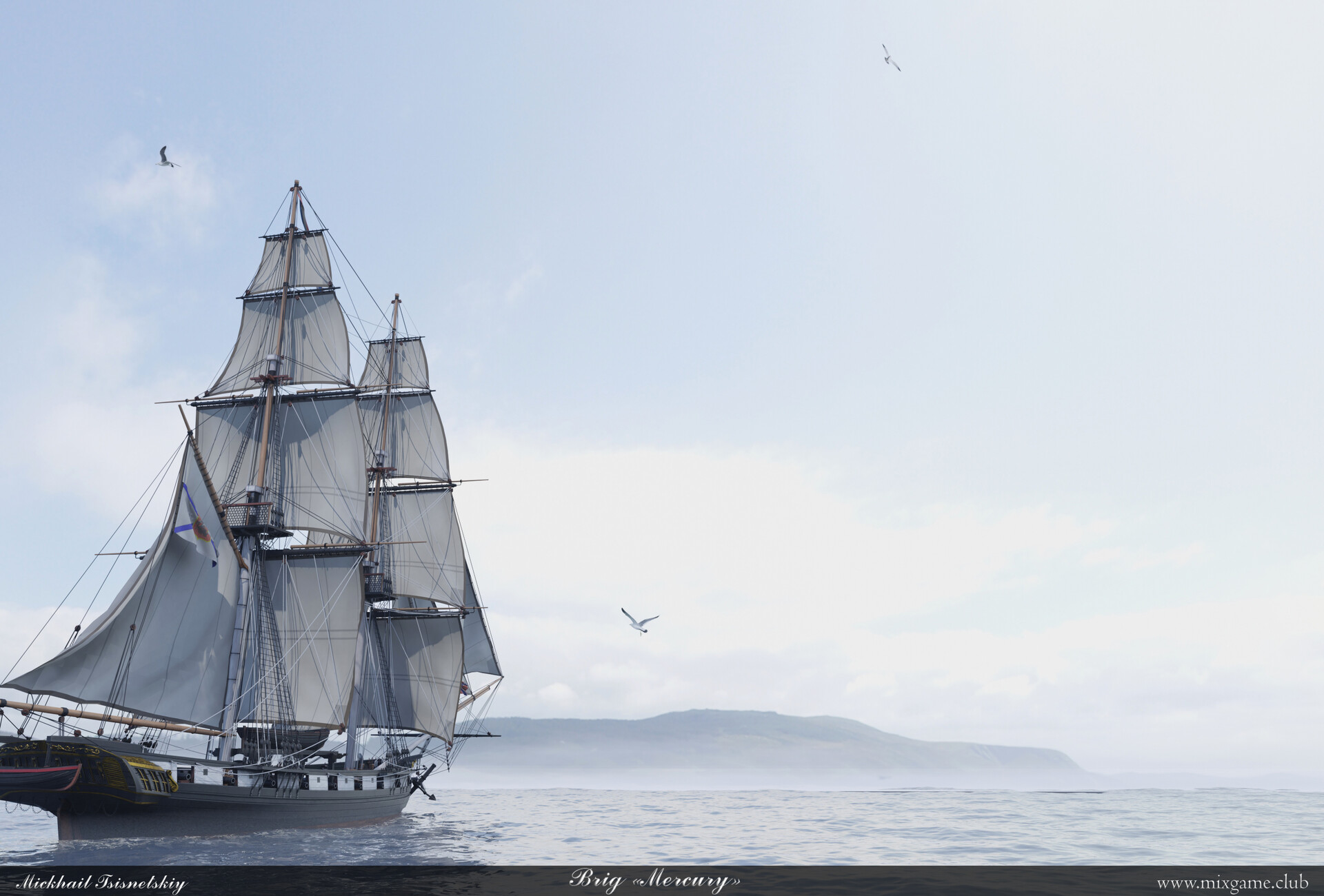 Mickhail Tsisnetskiy ★ - Russian brig Mercury