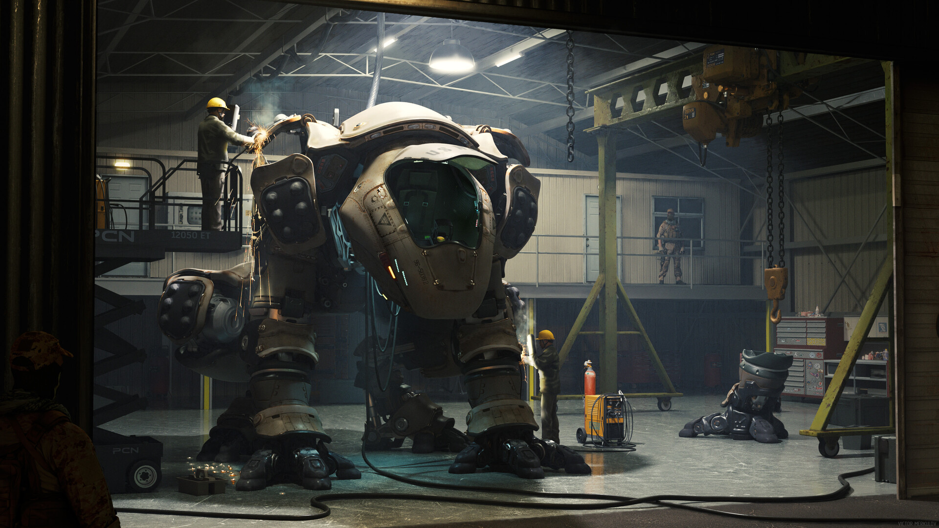 ArtStation - Biped piloted mech