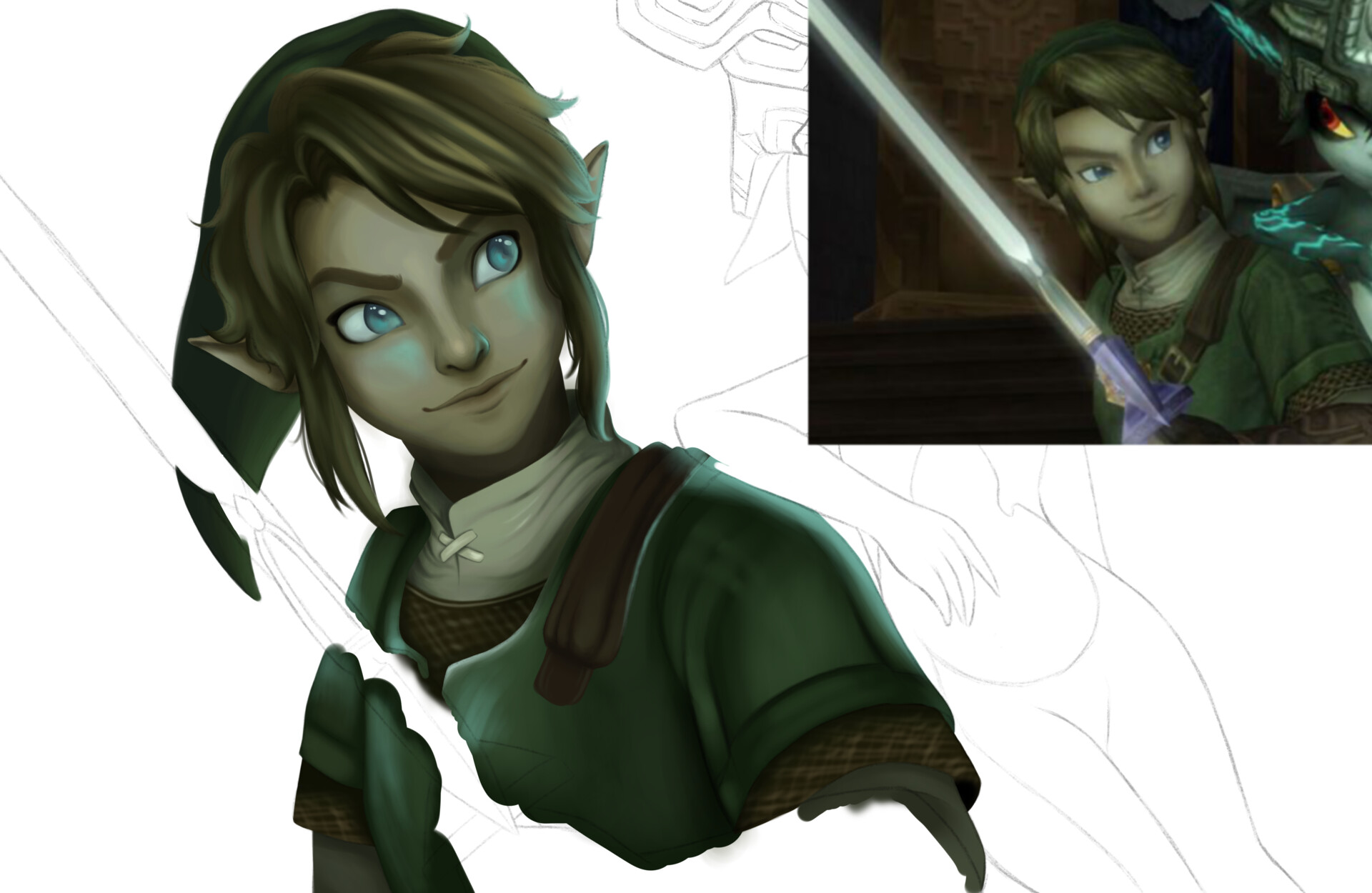 ArtStation - Legend Of Zelda Redraw