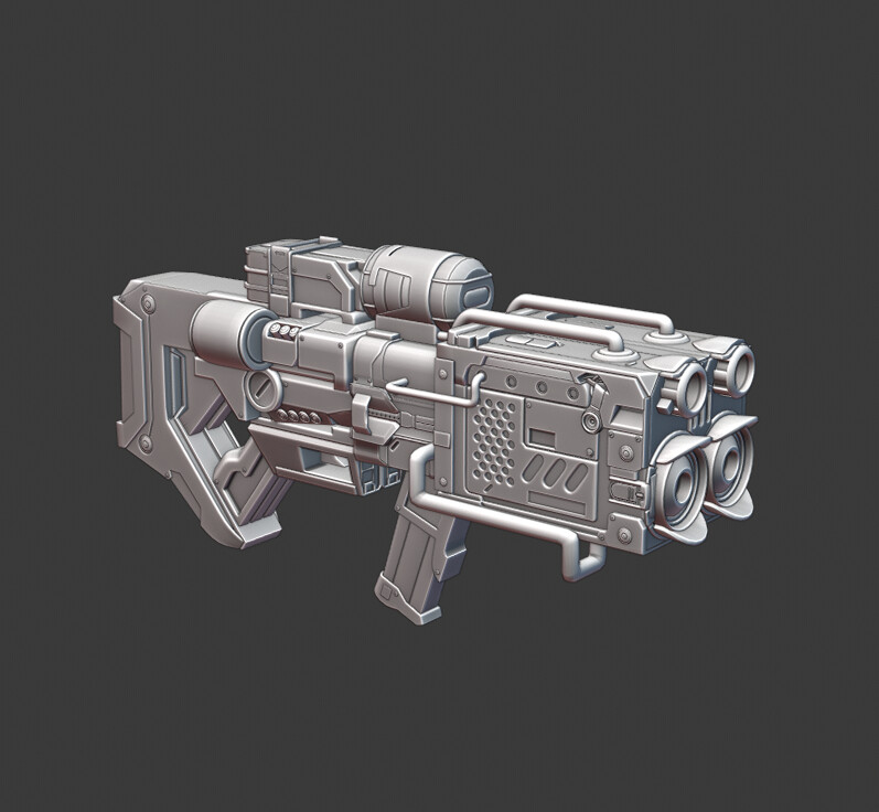 ArtStation - Heat rifle (WIP)