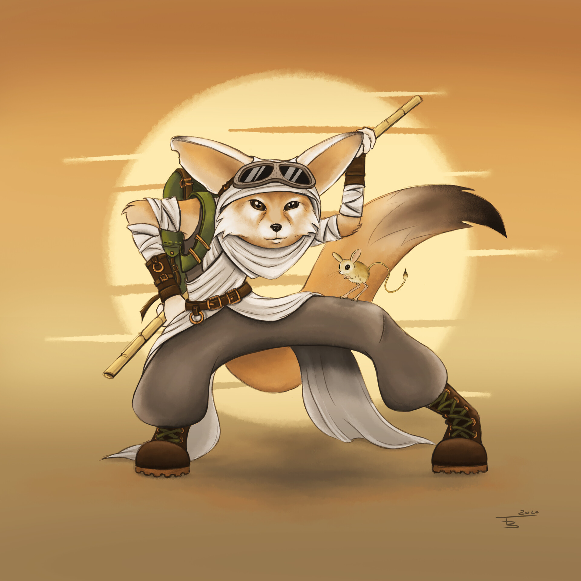 ArtStation - Fox Adventurer