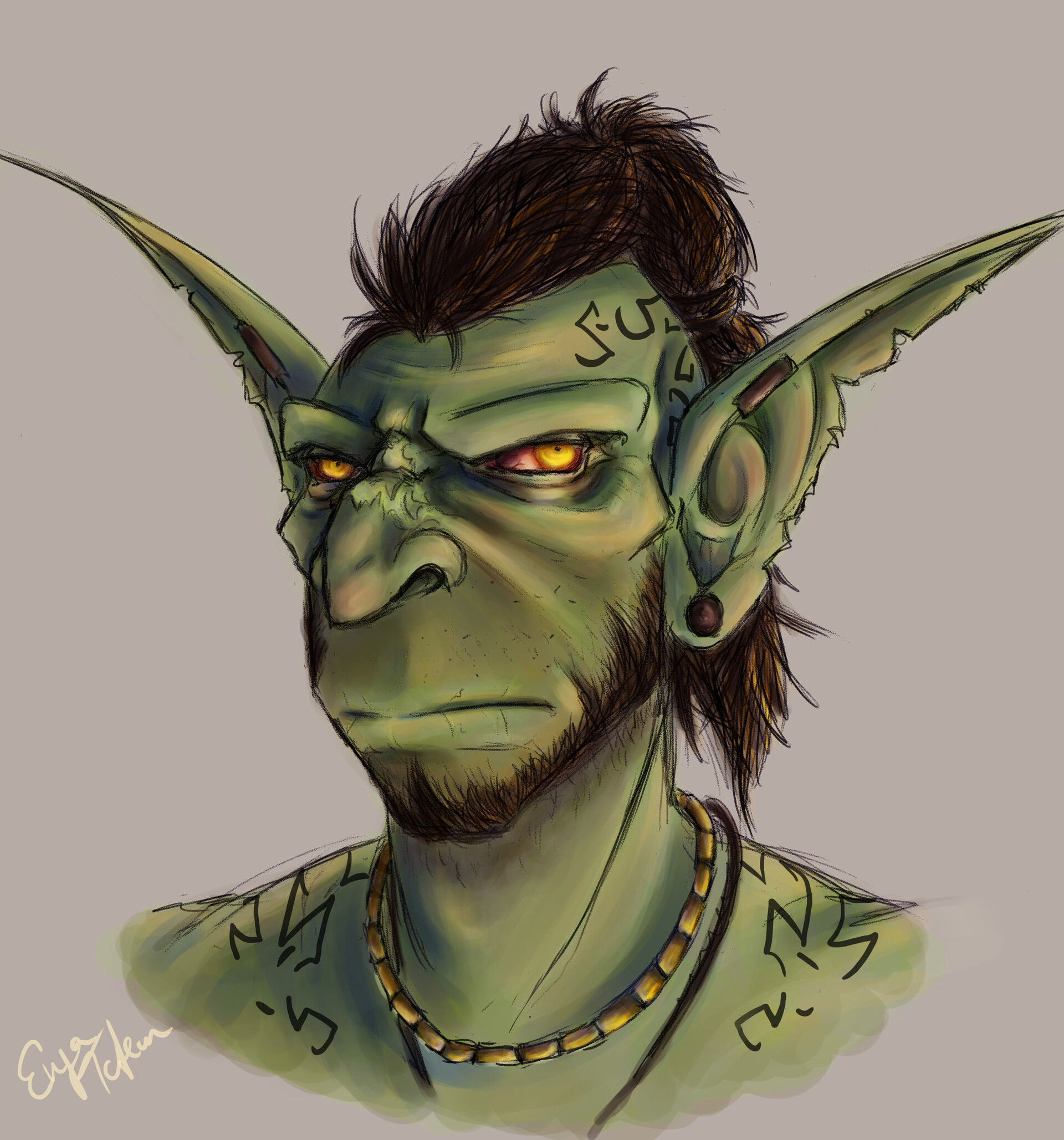 ArtStation - Goblin Portrait