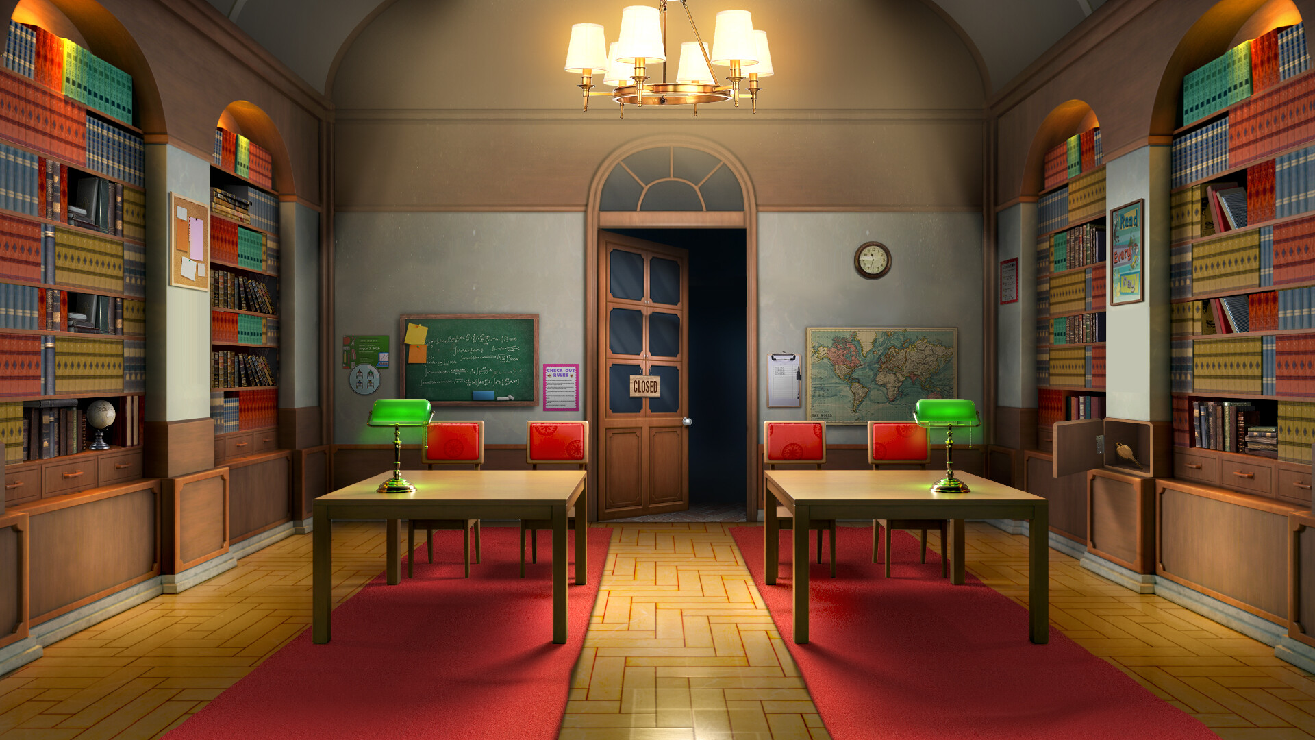 ArtStation - Library Room Escape