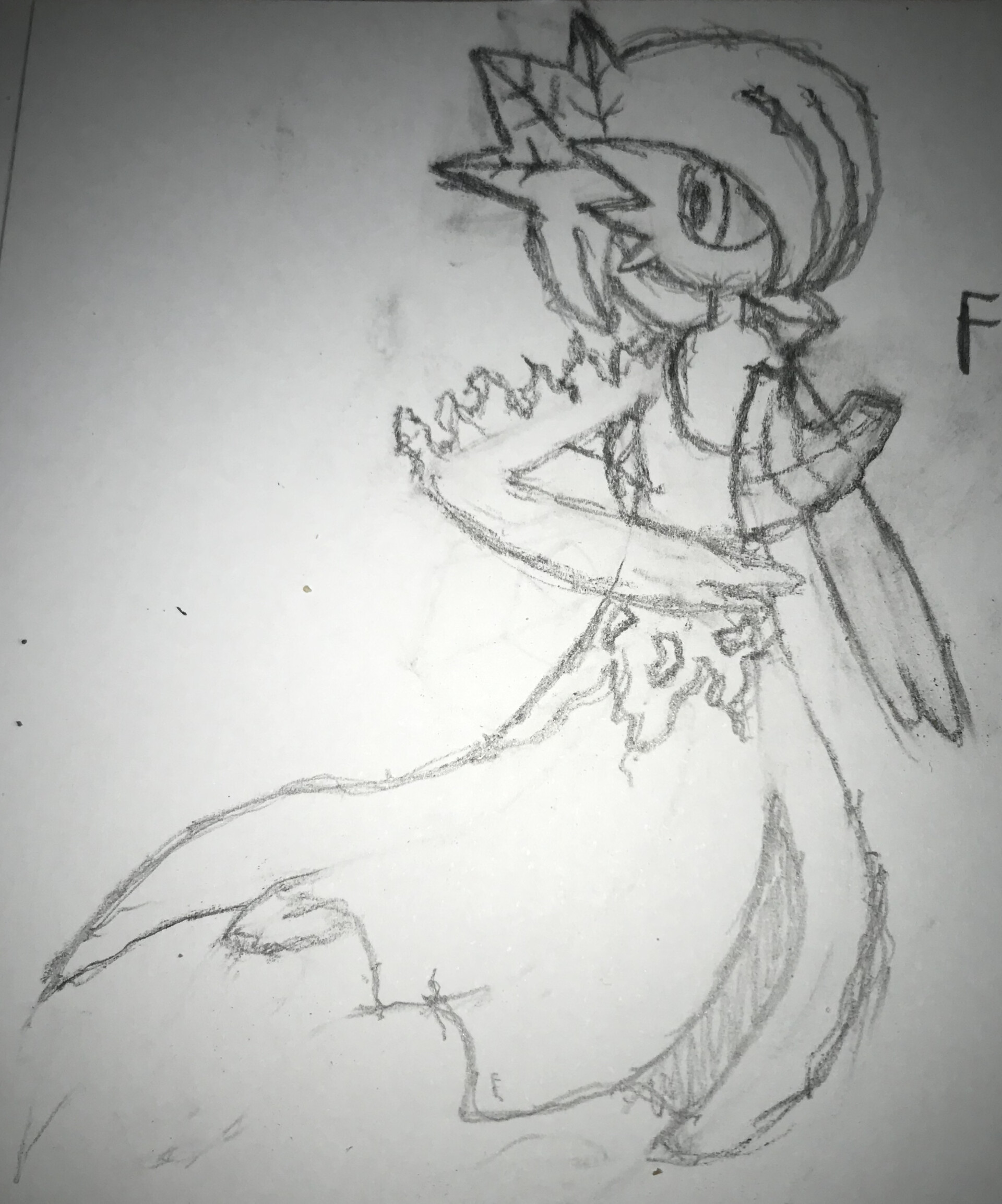 Josh Fraser - Fakemon Regional Variant of Gardevoir Fire/Grass type ...