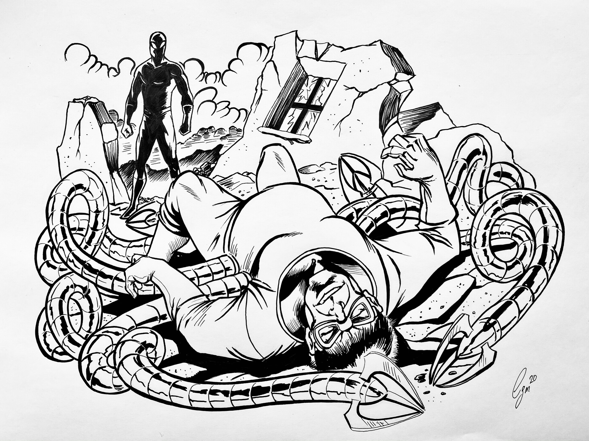 Colin Merrick - Doctor Octopus Defeated