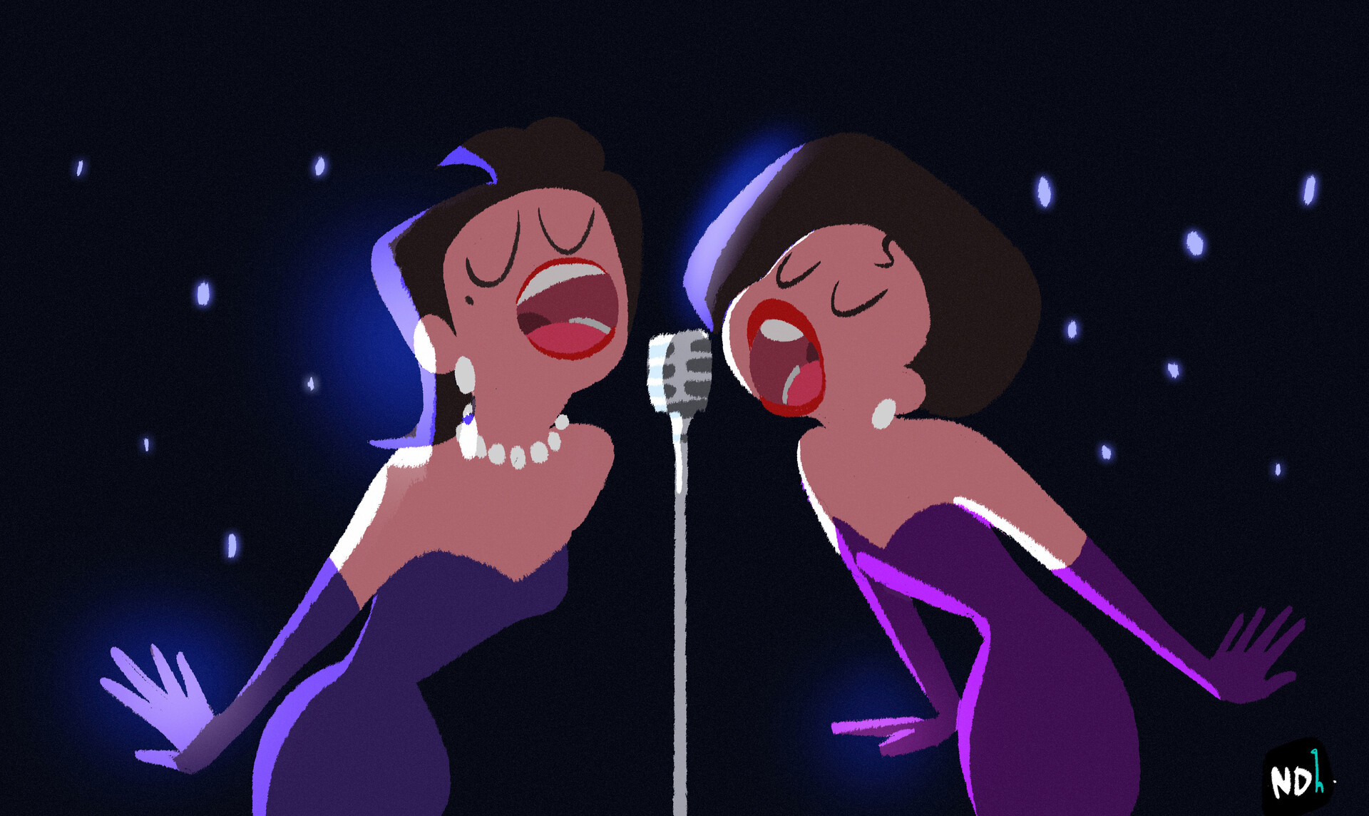 ArtStation - two vocal character design