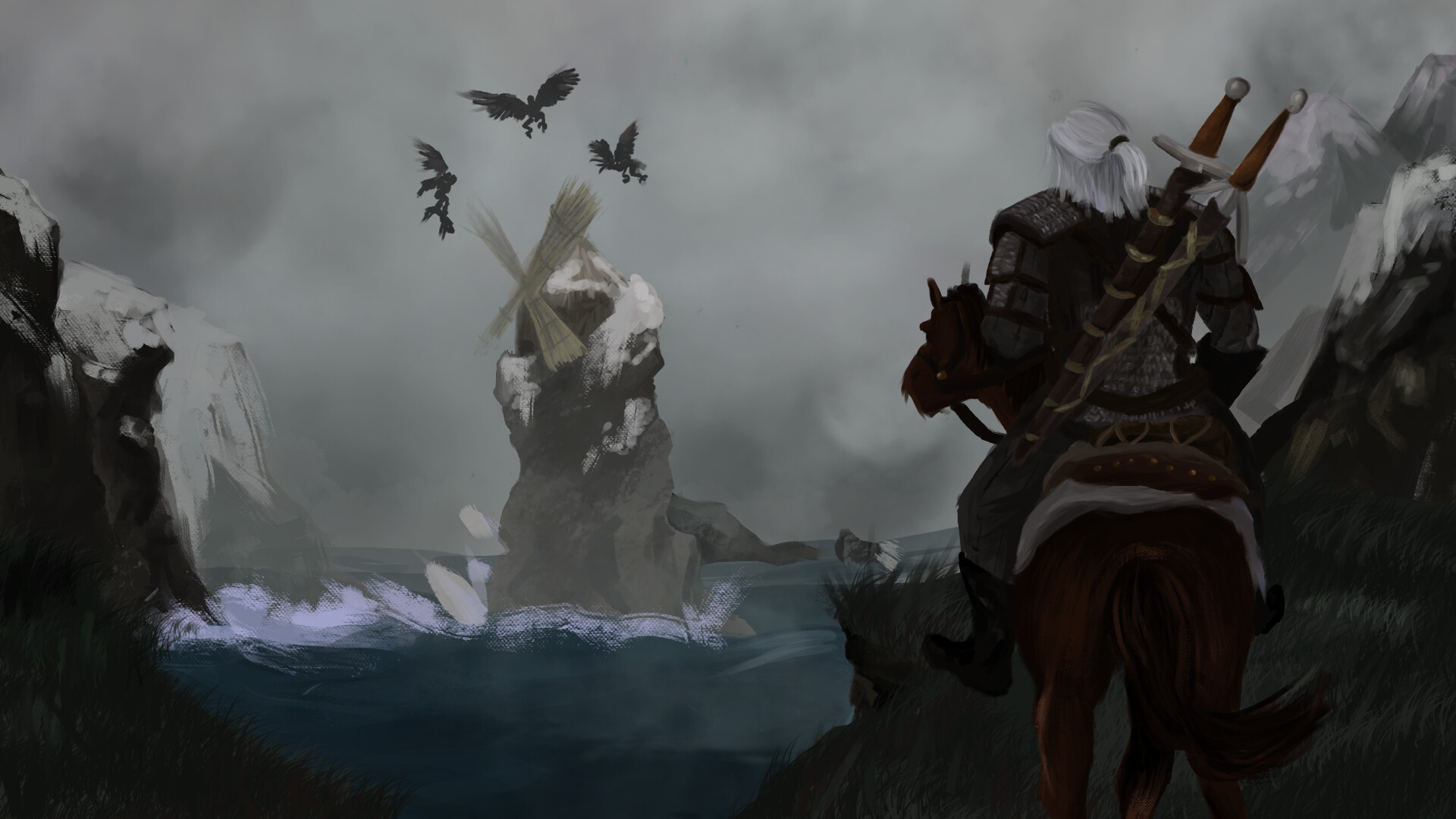 ArtStation - Witcher scene