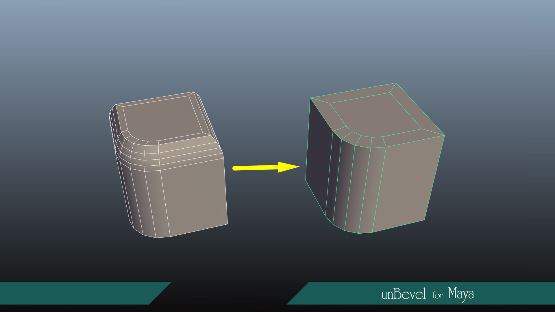 ArtStation - Maya Poly Tool R&D - unBevel Edge Ring