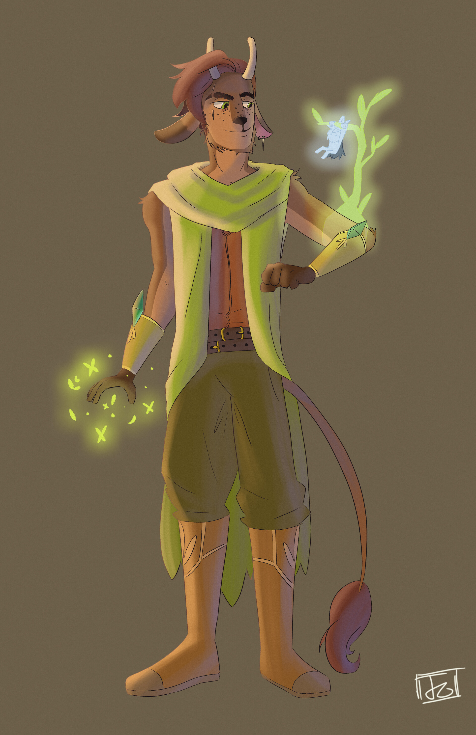 ArtStation - Brandon, a nature cleric