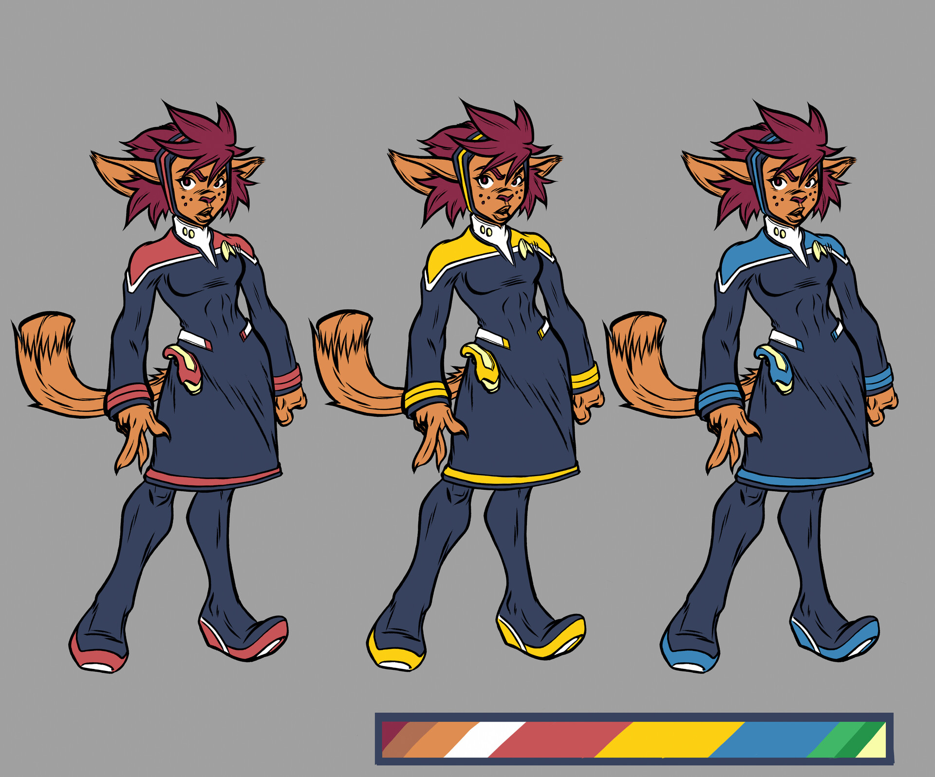 ArtStation - Star Trek Caitian Specialist Uniform set,