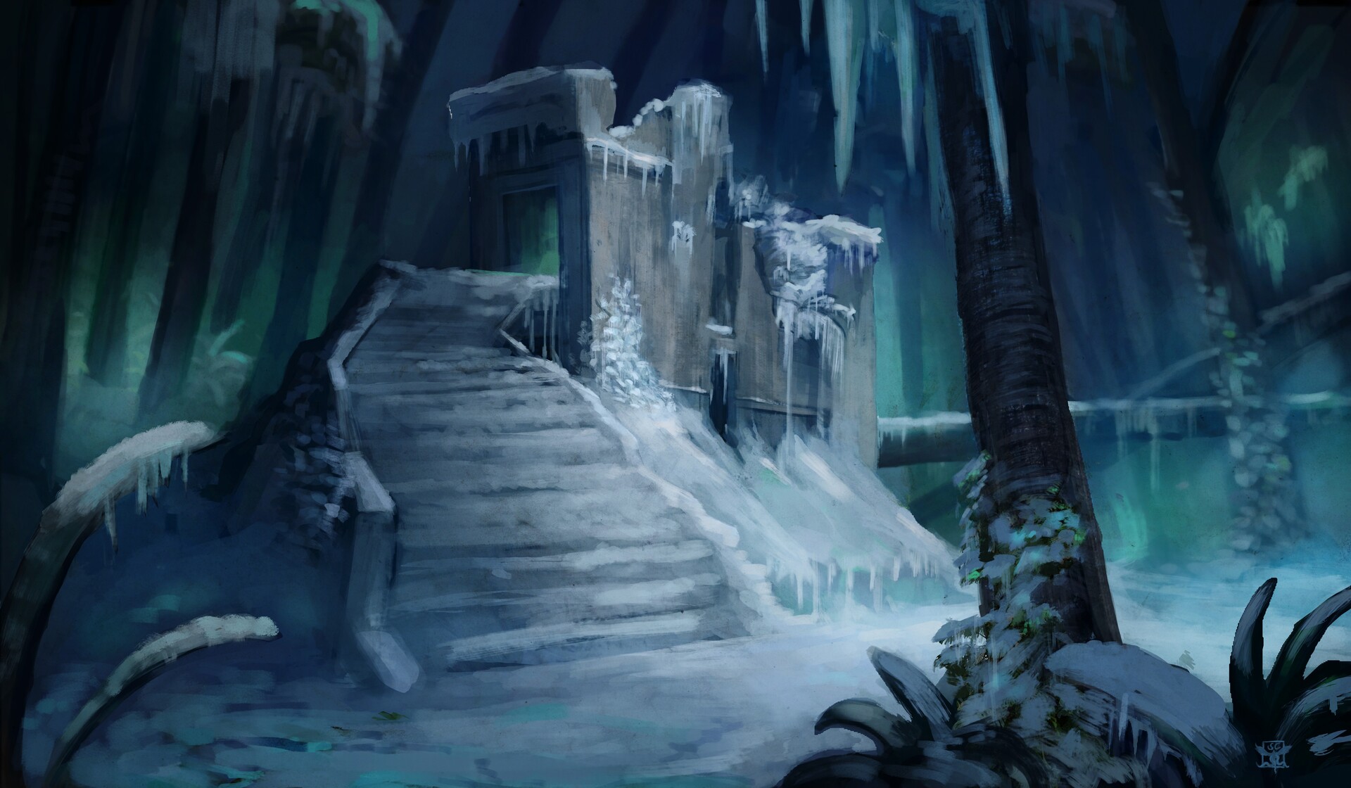 ArtStation - The Frozen Jungle