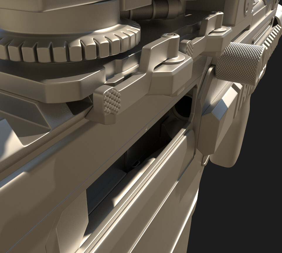 Shaun Mackey - Modular Rifle (high poly)
