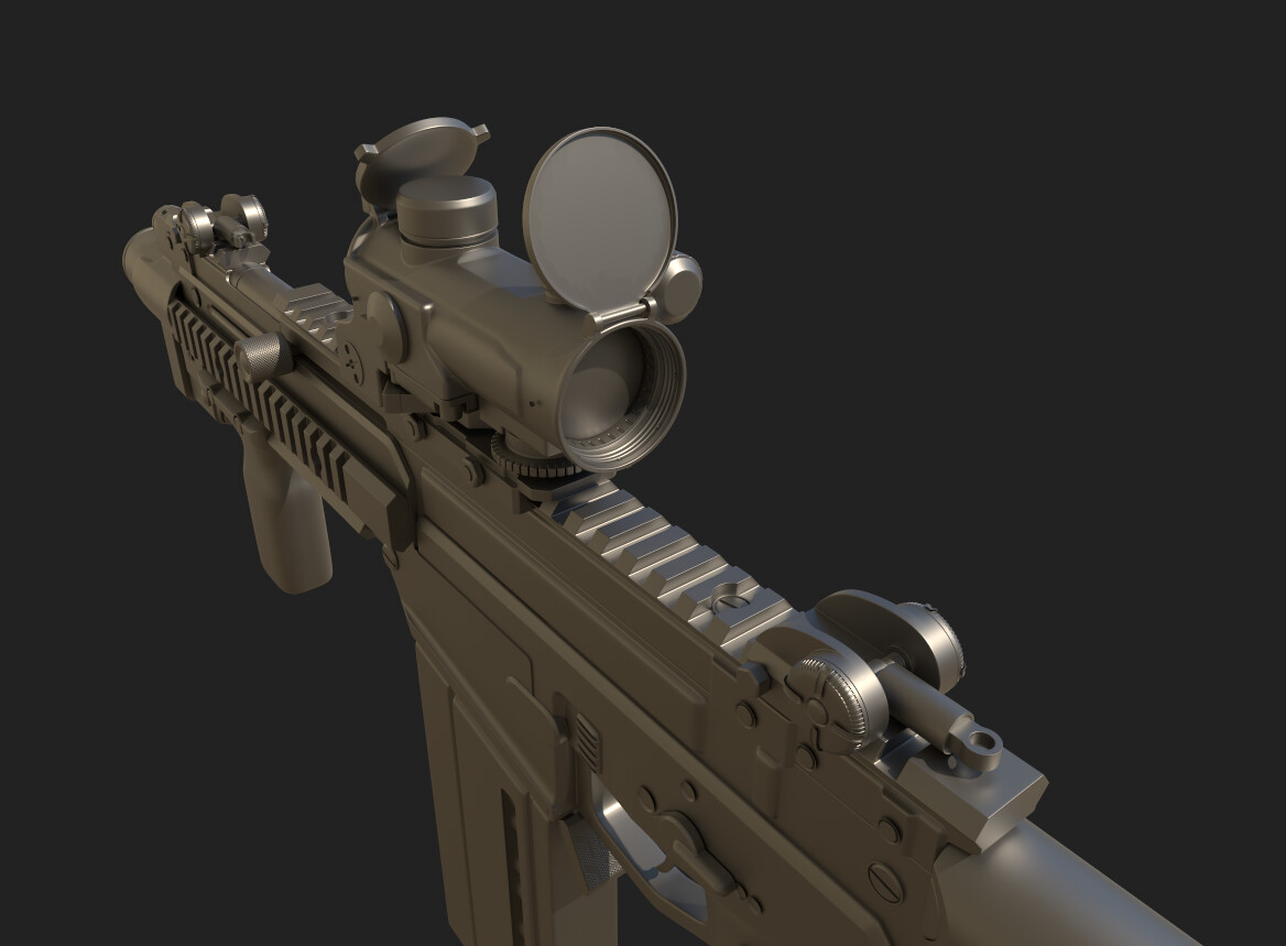 Shaun Mackey - Modular Rifle (high poly)