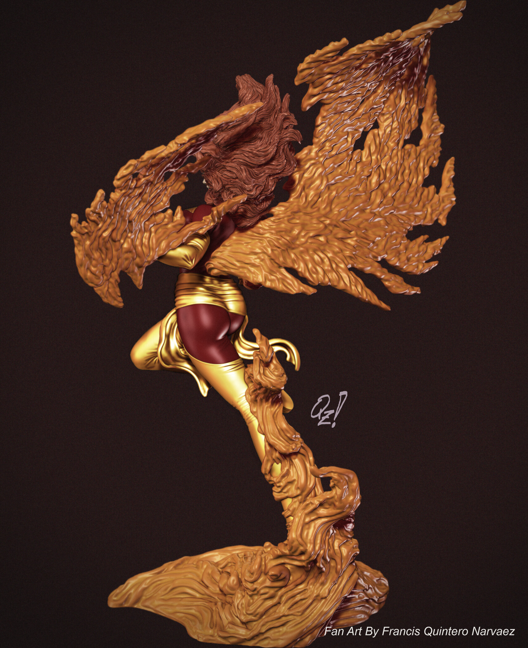 Francis Quintero - Dark Phoenix (Philip Tan Comic Book Artist Style)