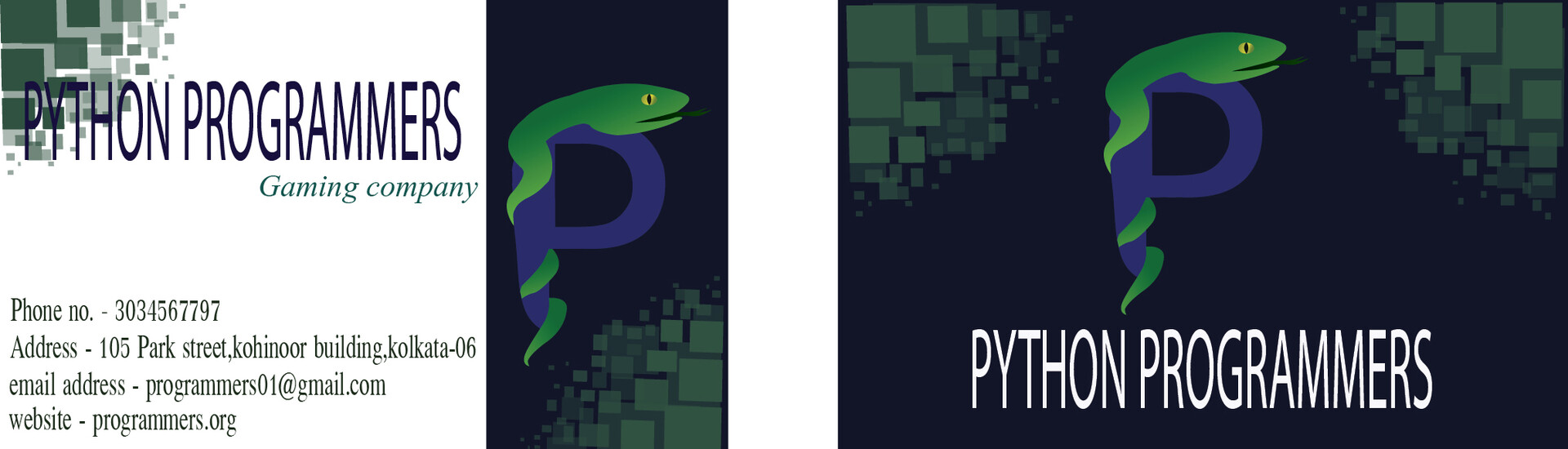 ArtStation - business card for the previous brand