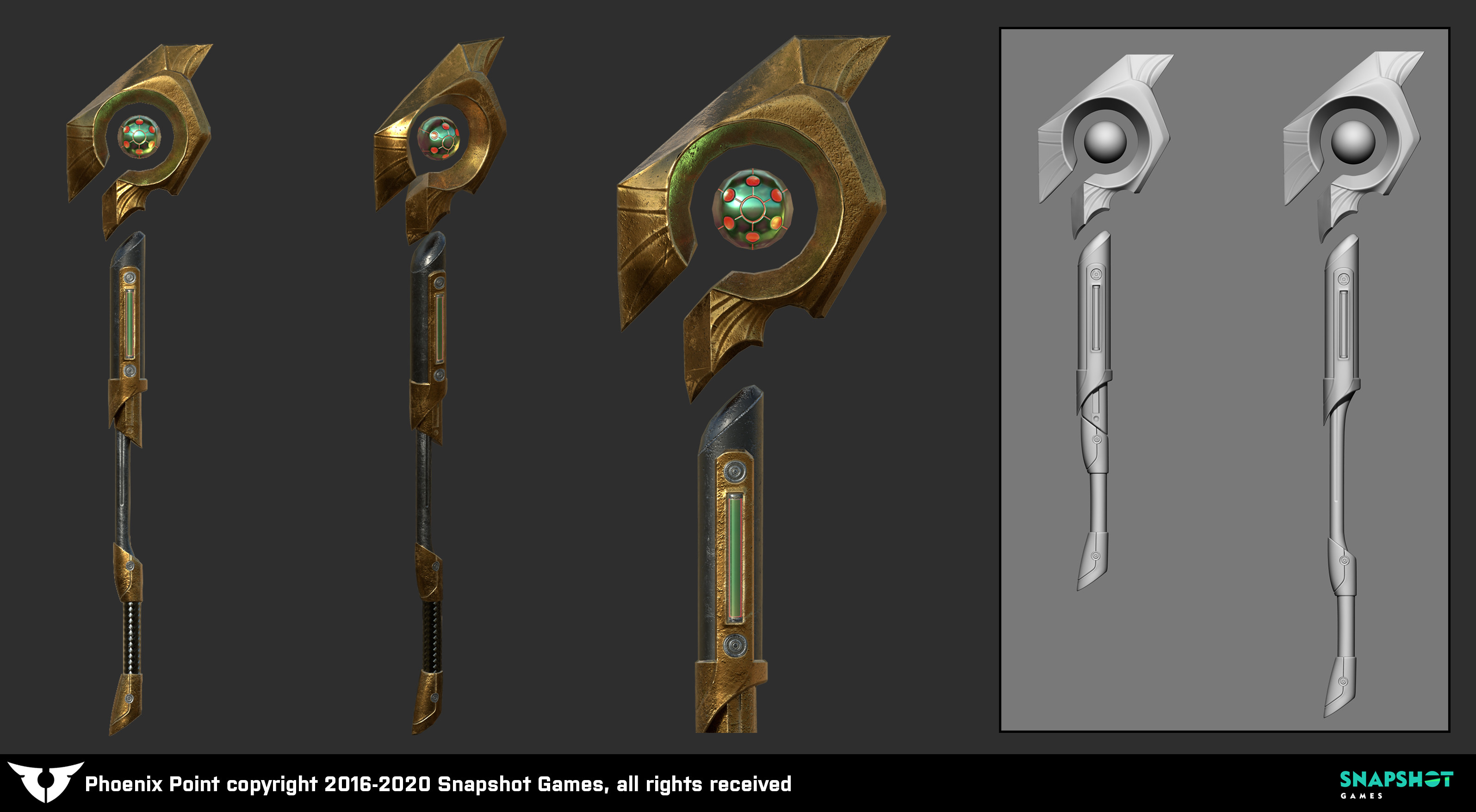 Ivan Spasov - Phoenix Point: The Scyther - Melee Weapon