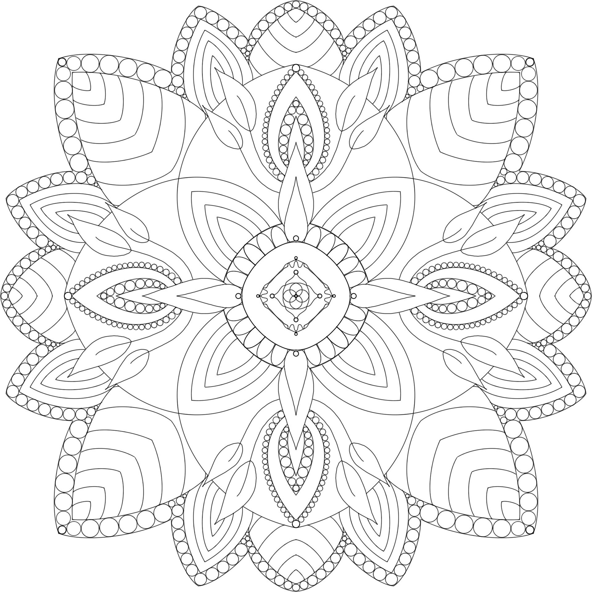 ArtStation - Colourless Mandala