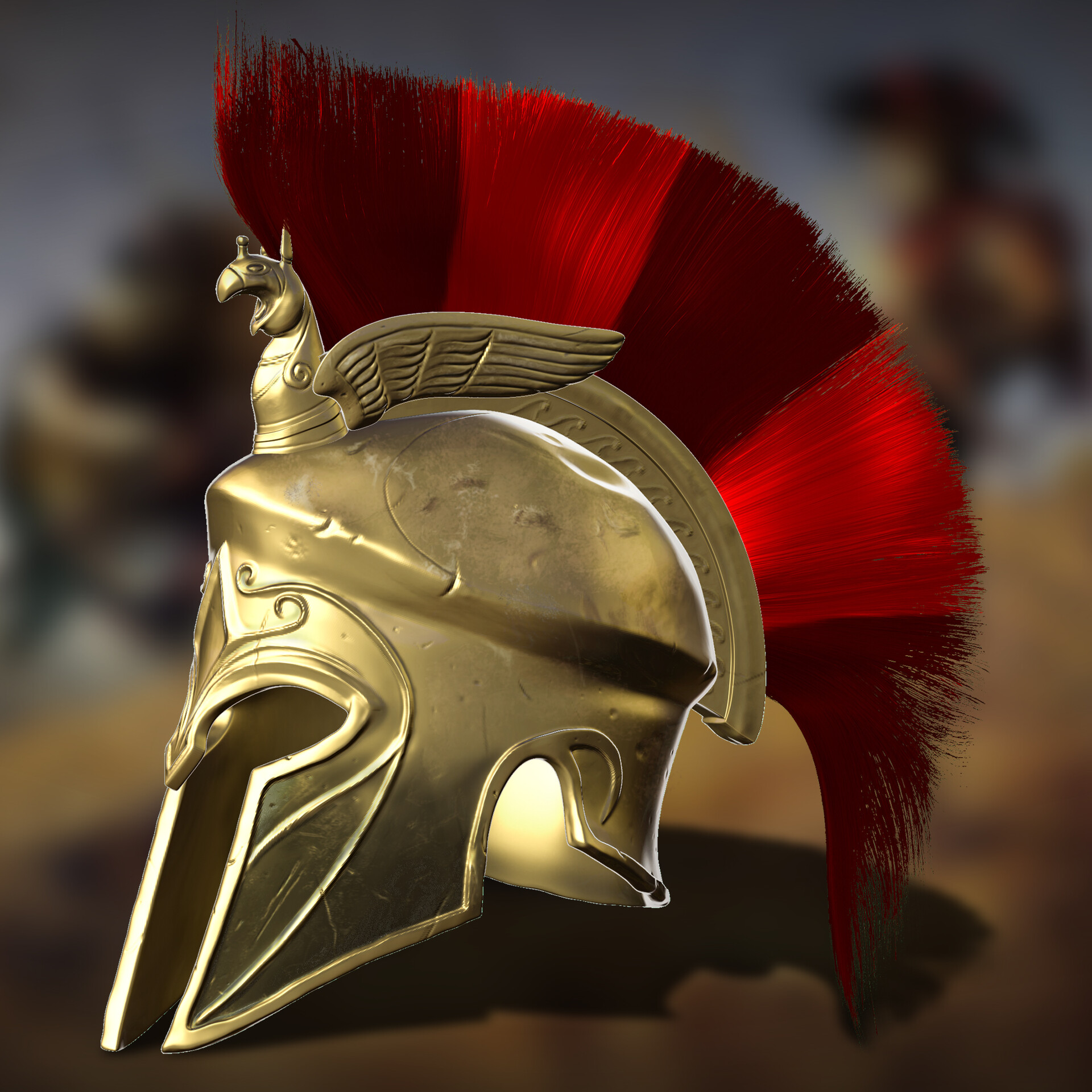 ArtStation - Spartan Helmet