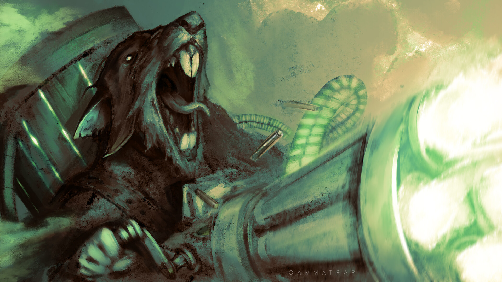 ArtStation - Skaven ratling gunner