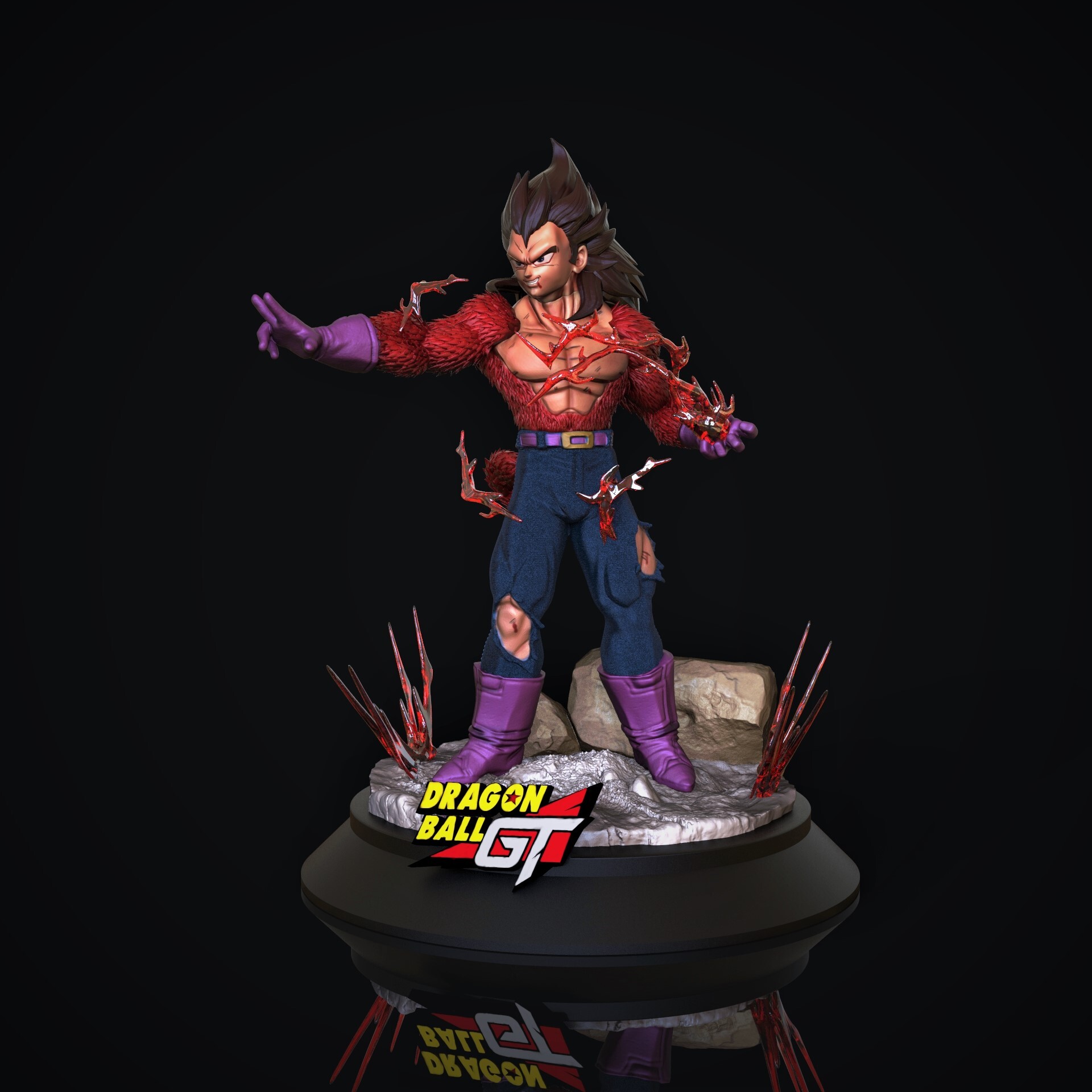 M3D Studios - Vegeta Super Saiyan 4