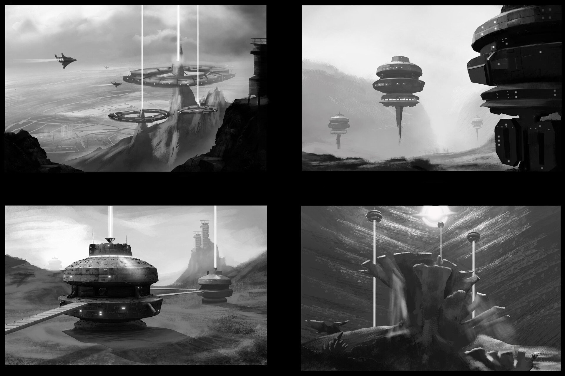 ArtStation - Environment-1 mood boards for Kepler 452b explorations ...