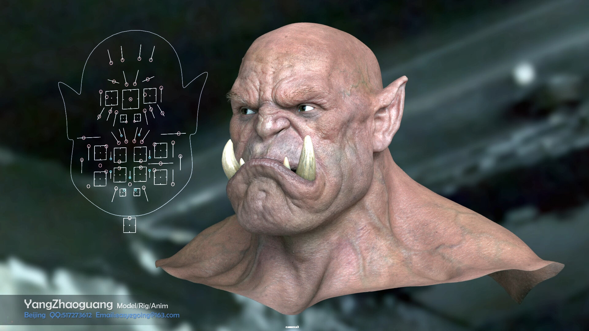 ArtStation - Realistic facial rigging