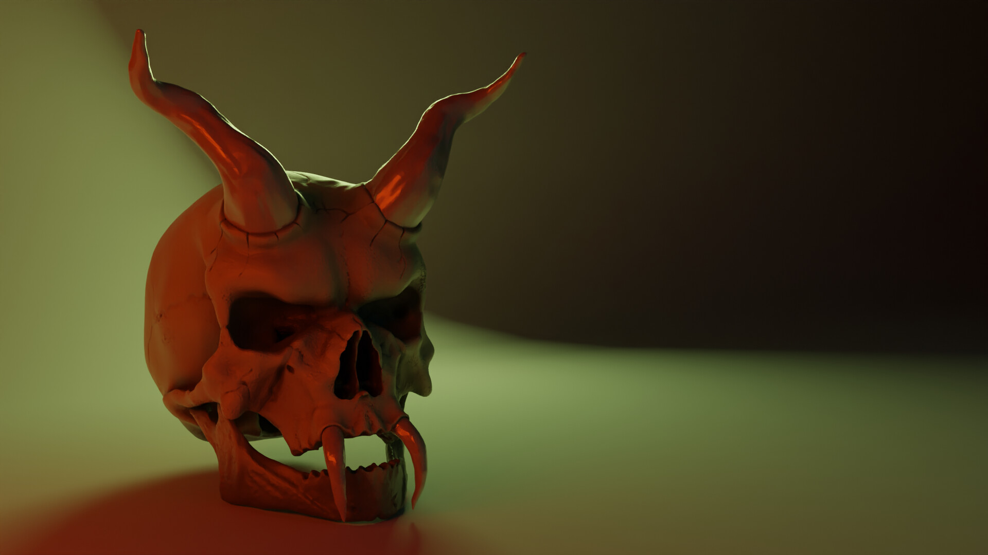 ArtStation - Devil Skull, Guillaume Pierson
