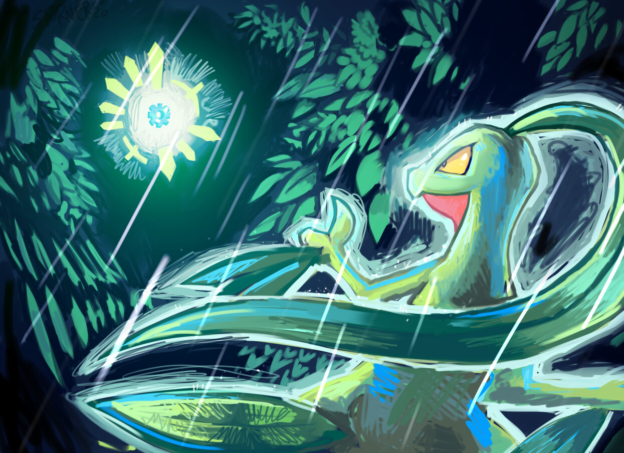 ArtStation - grovyle redraw