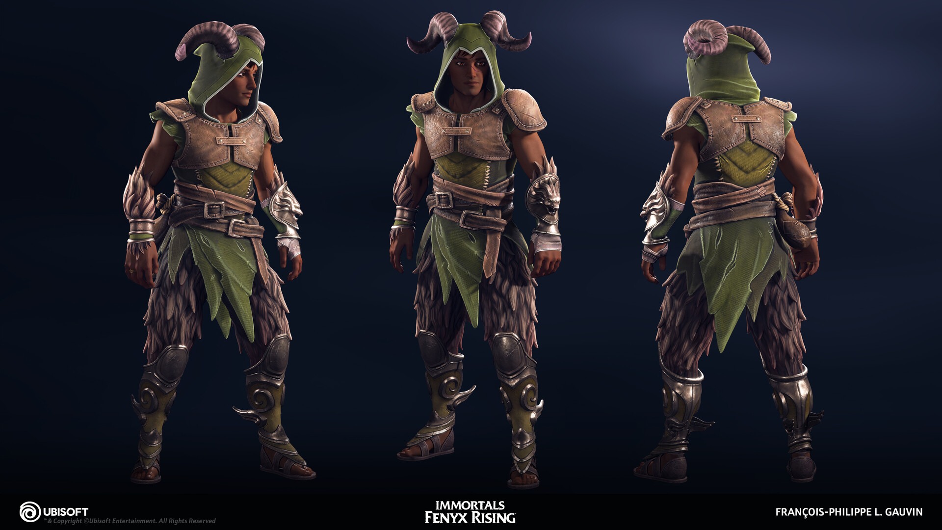 François-Philippe L. Gauvin - Immortals Fenix Rising : Satyr Armor