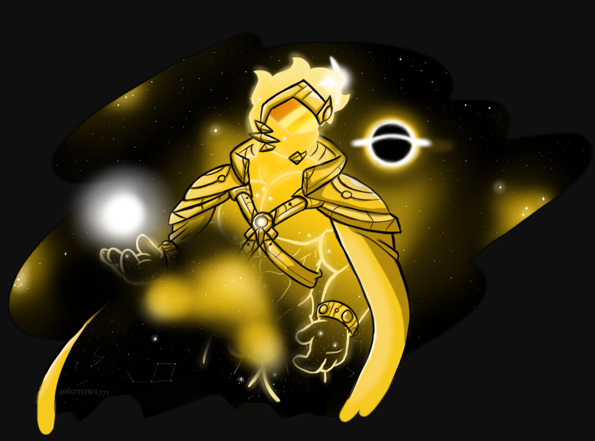 ArtStation - Gold Cosmic Emperor.