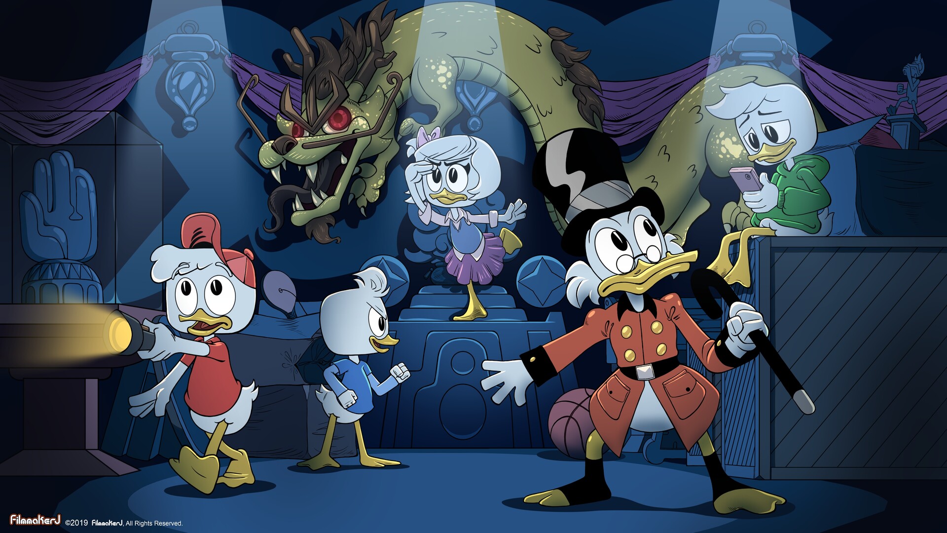 ArtStation - DuckTales Revoiced - Splash Screen