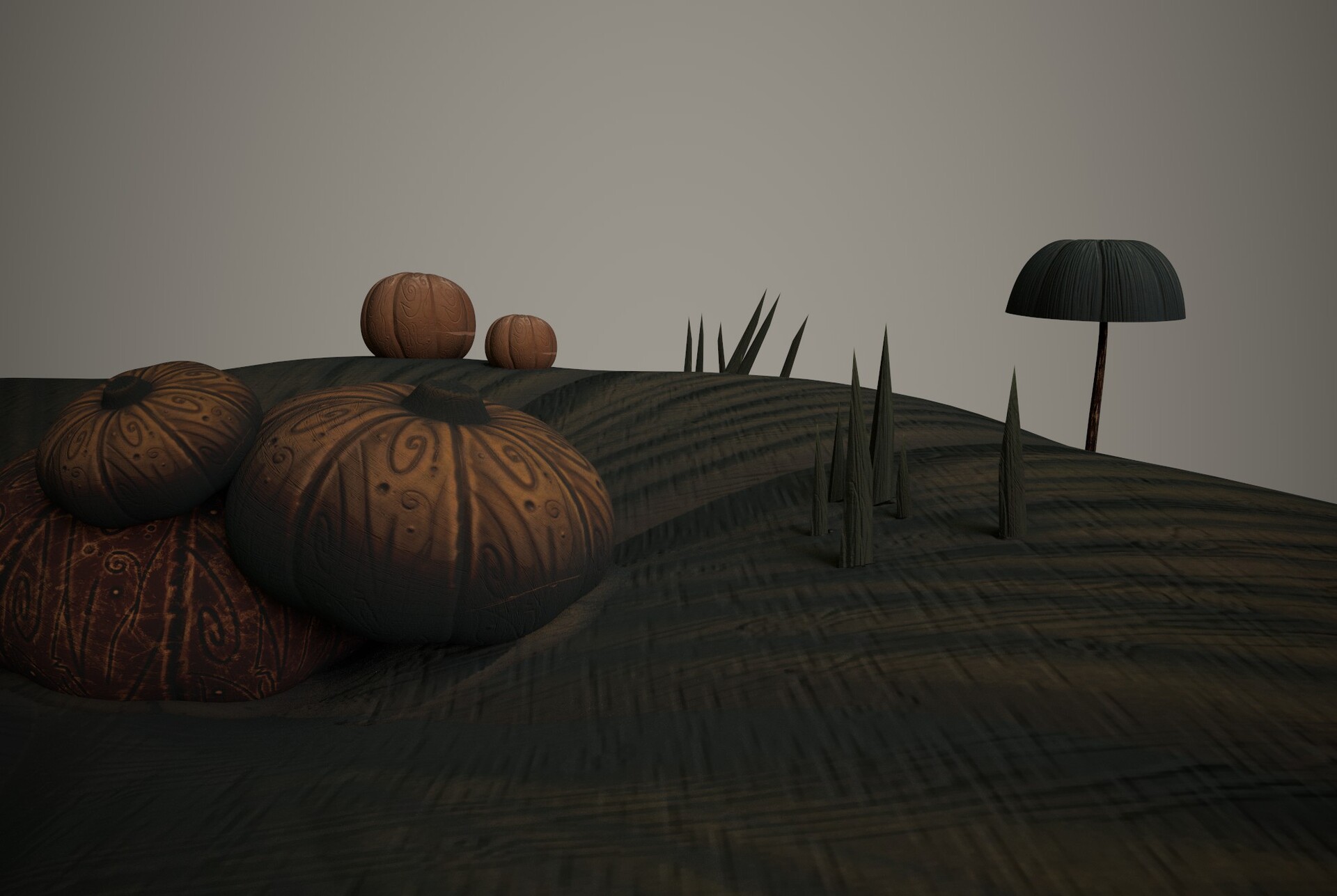 ArtStation - pumpkinEnvironment_A_ texture