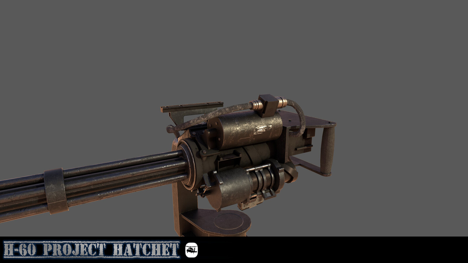 Marek Grzejszczak - M134D Blackhawk mounted minigun