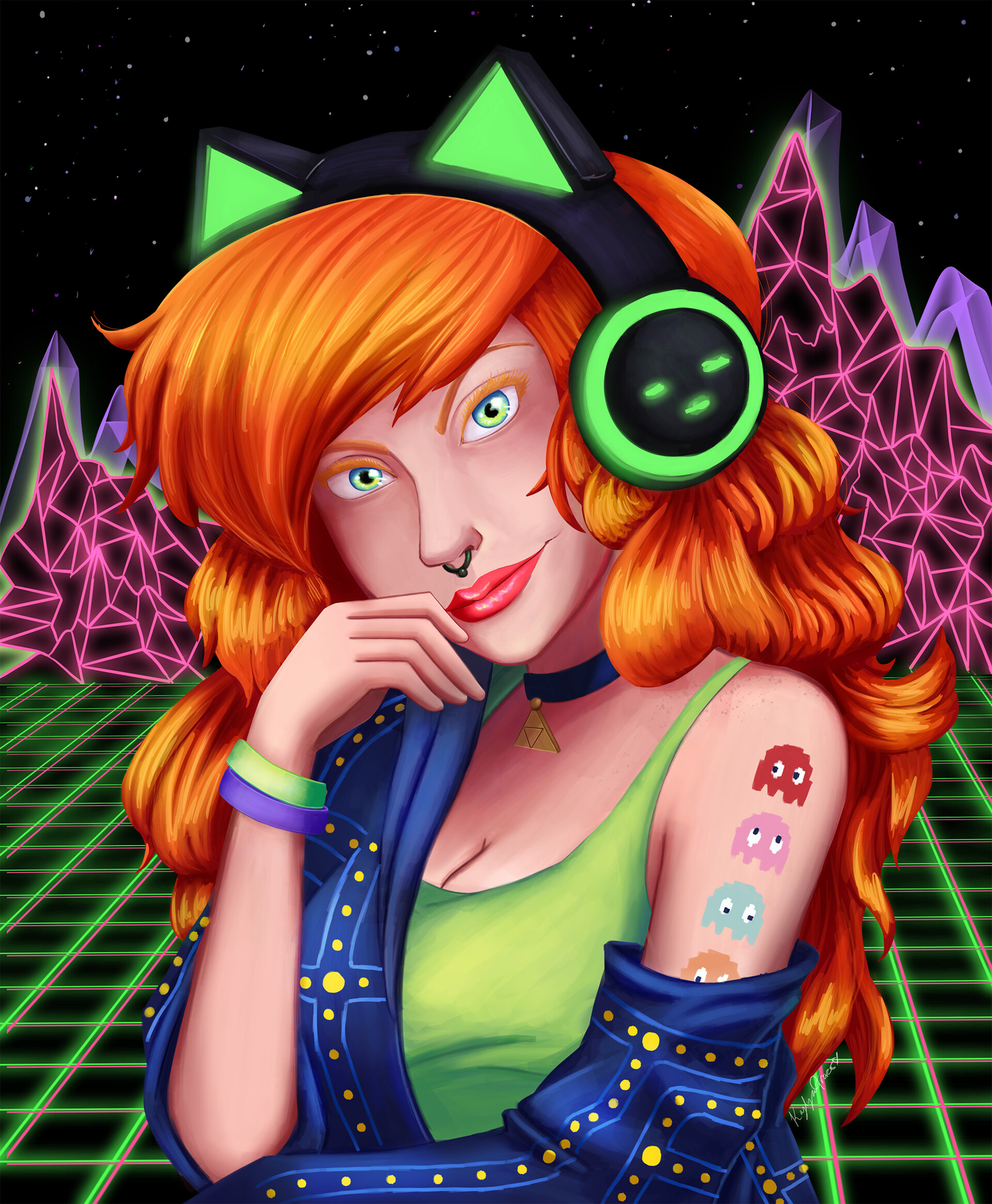 ArtStation - Gamer Girl