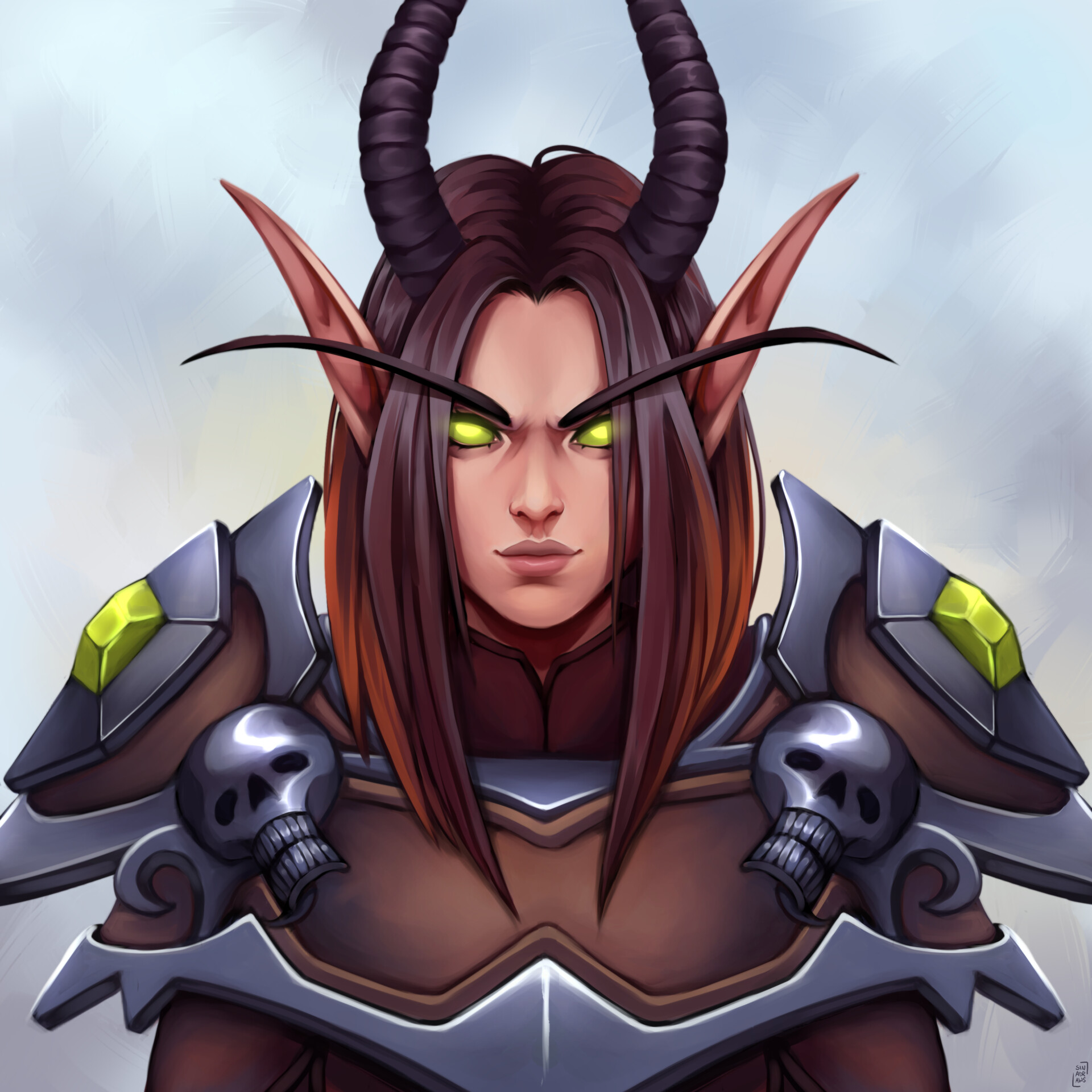 ArtStation - Blood Elf Demon Hunter [Commission]