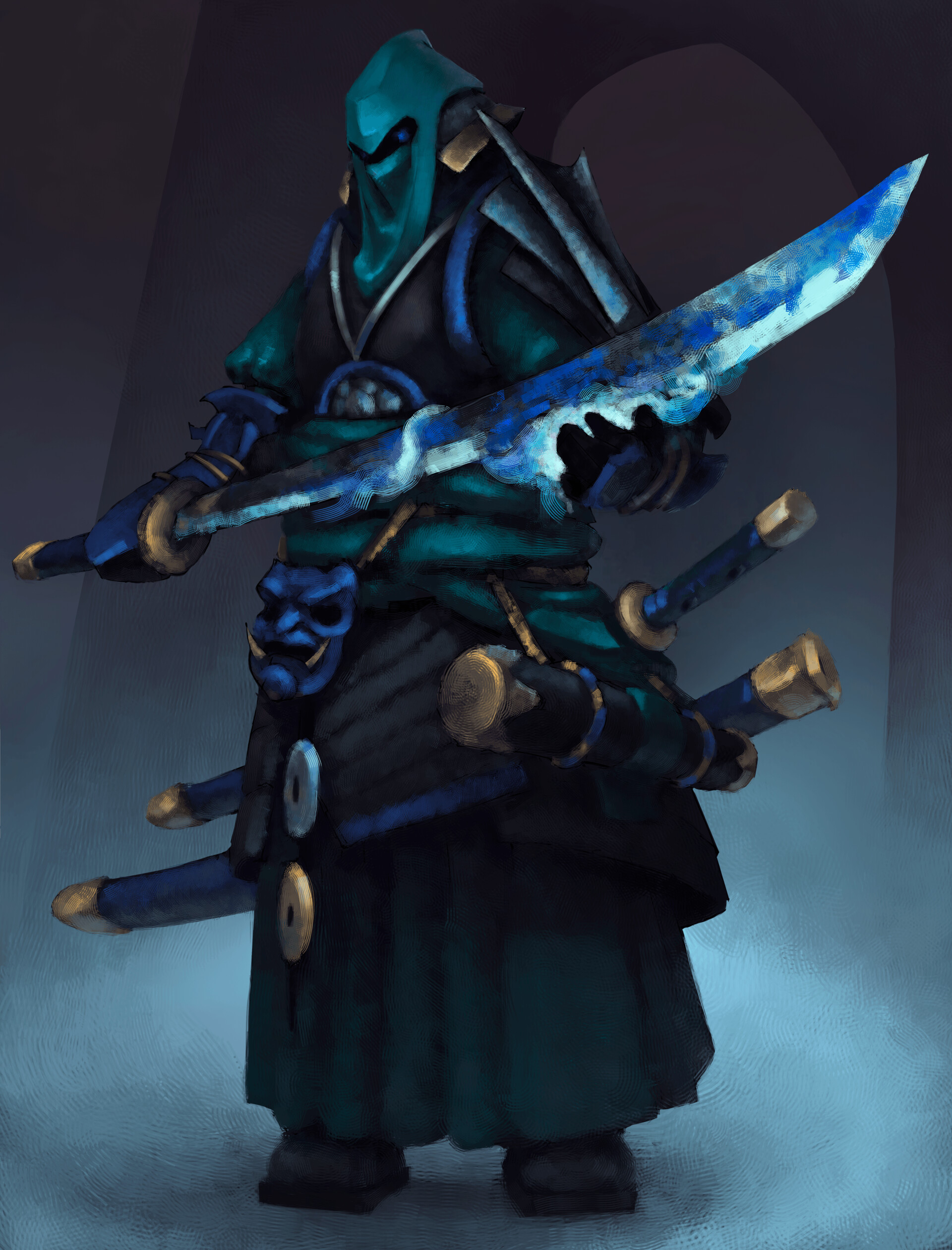 ArtStation - Mage-samurai