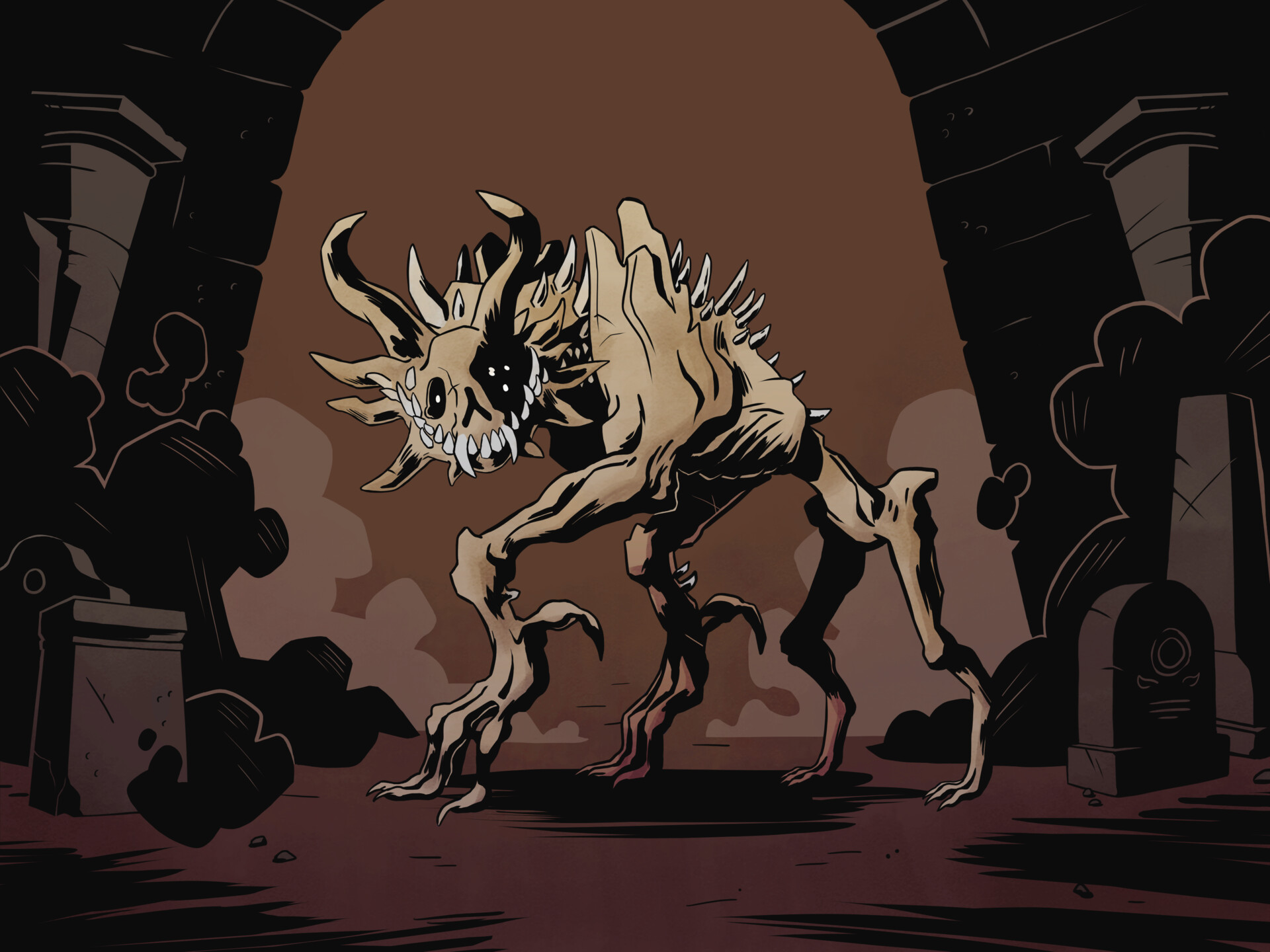 ArtStation - Monster of the Old Church