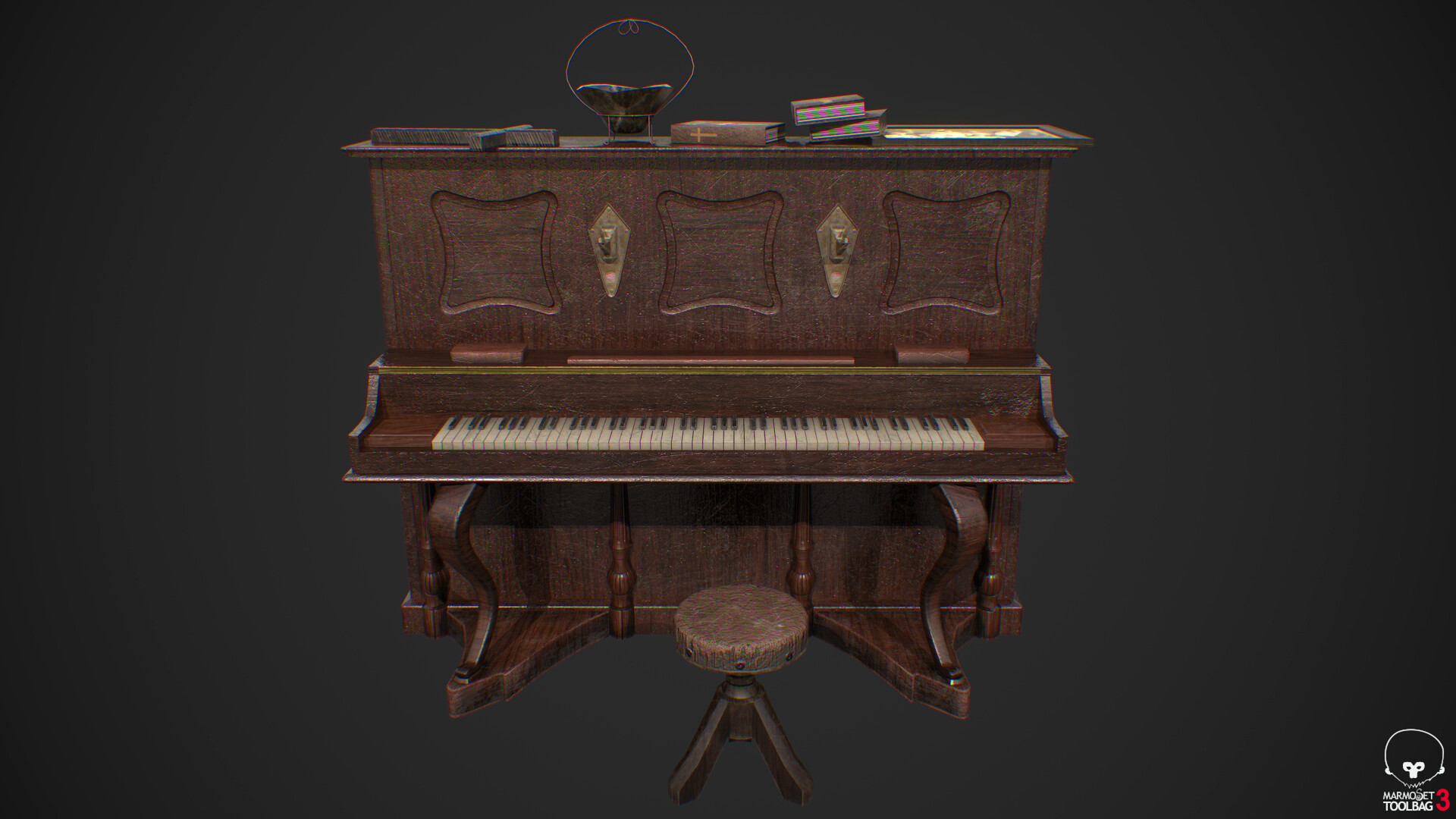 ArtStation - The Old Piano
