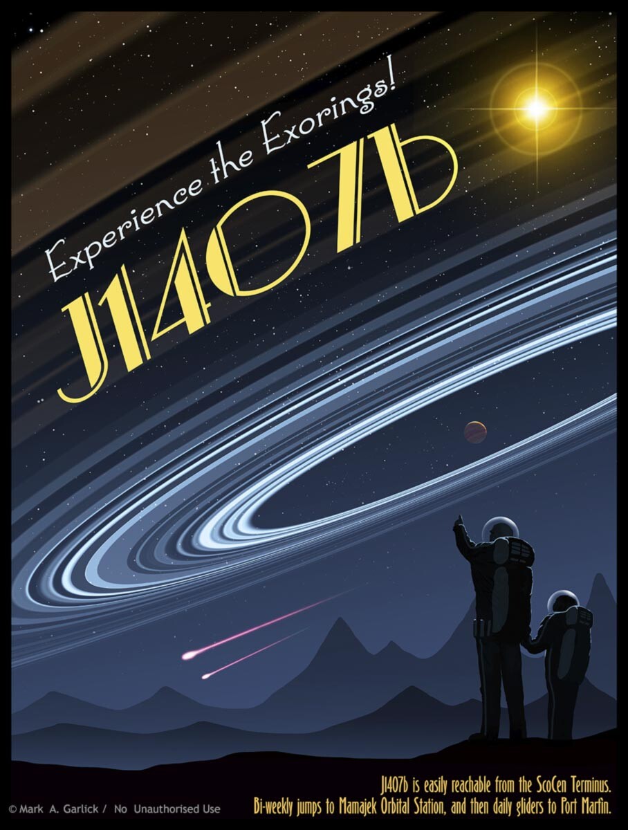 Mark A. Garlick - Space Travel Posters