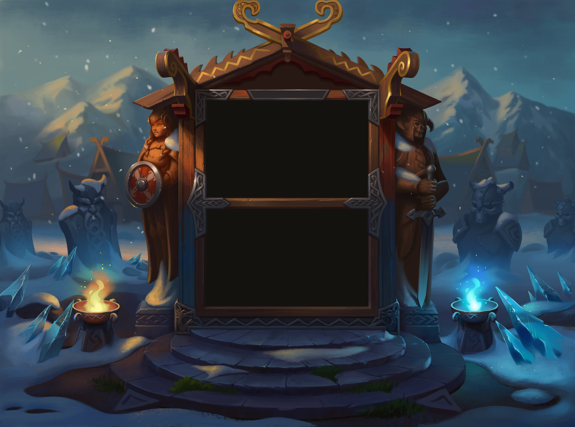 ArtStation - Age of Asgard backgrounds