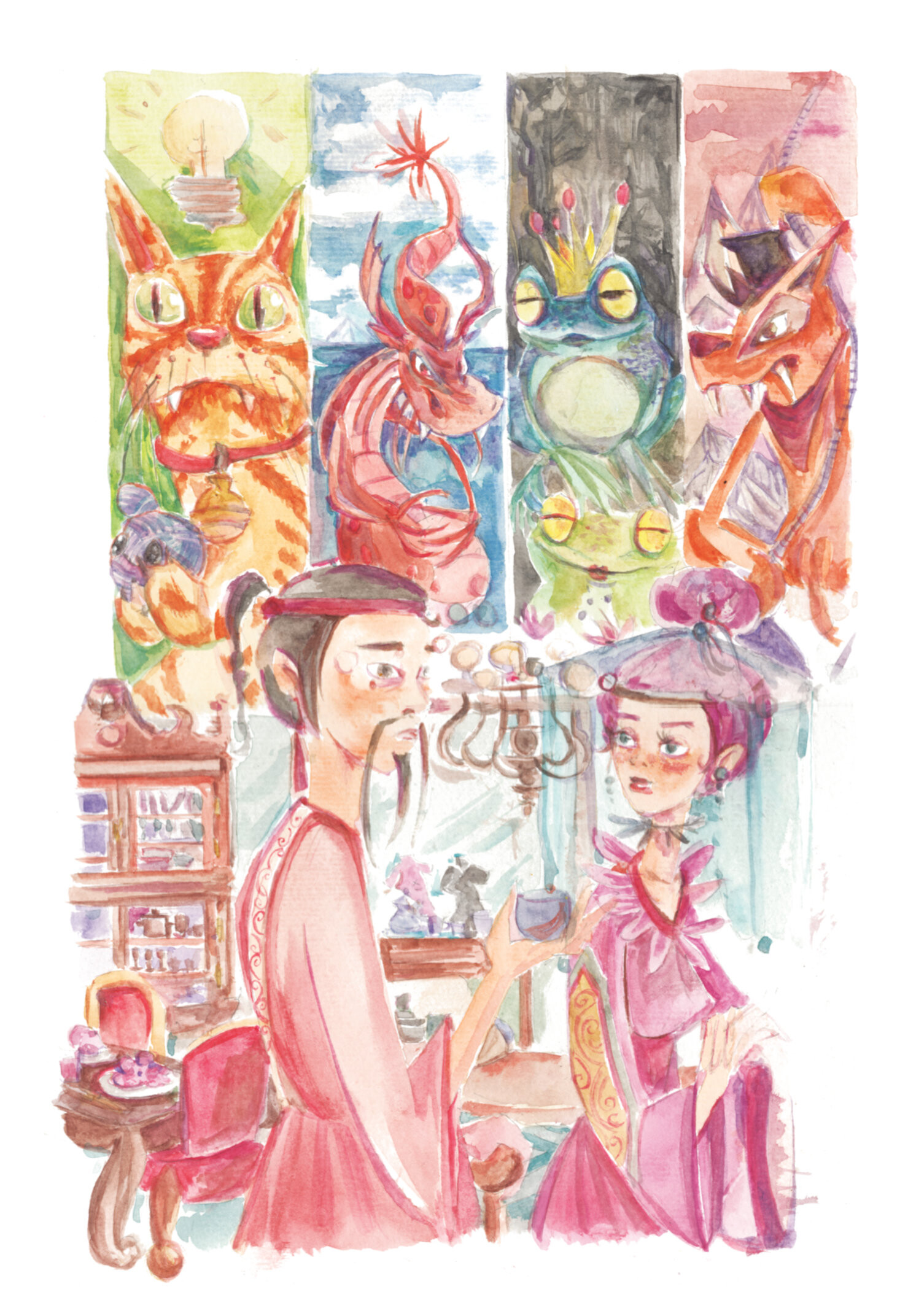 ArtStation - WATERCOLOR ILLUSTRATIONS