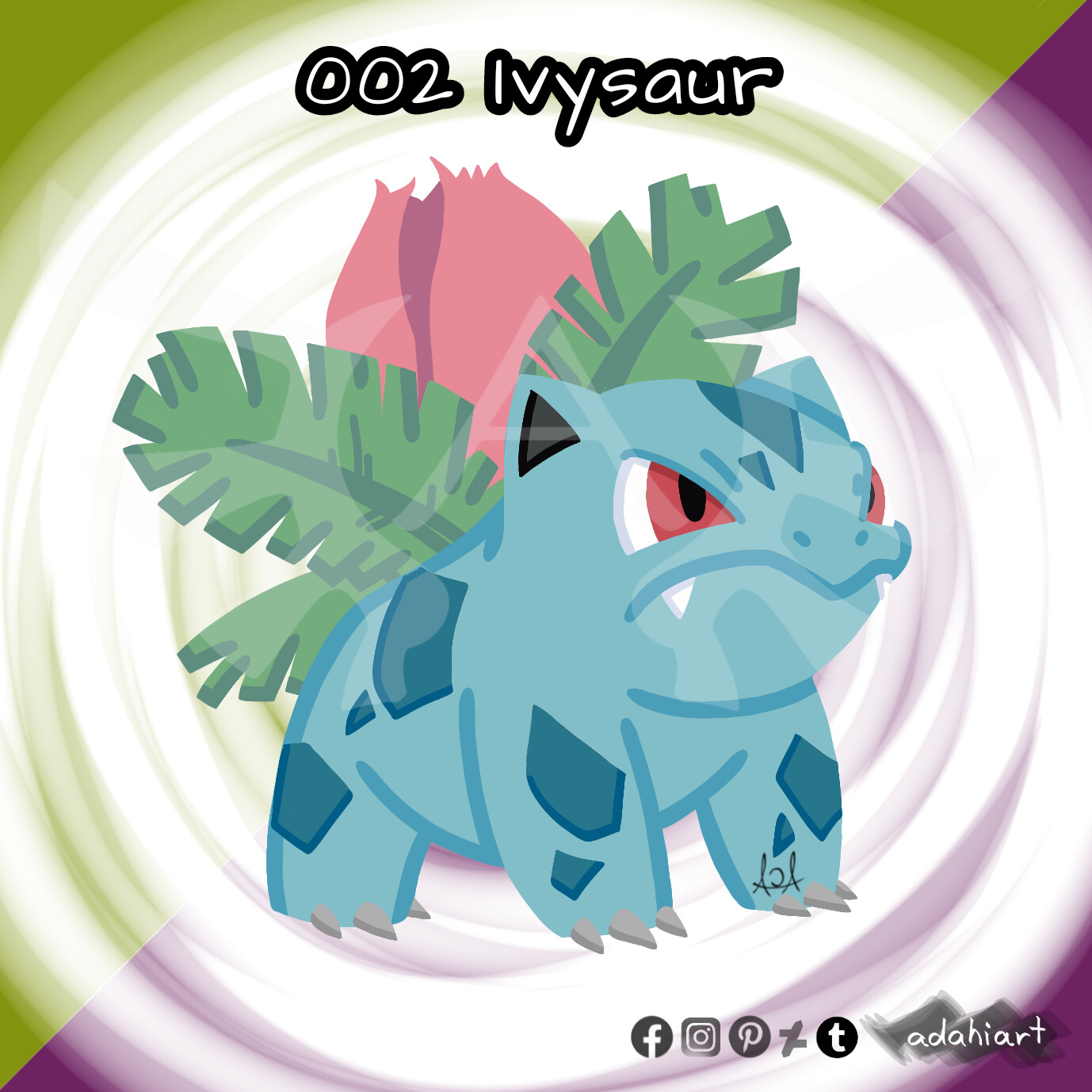 ArtStation - 002 Ivysaur