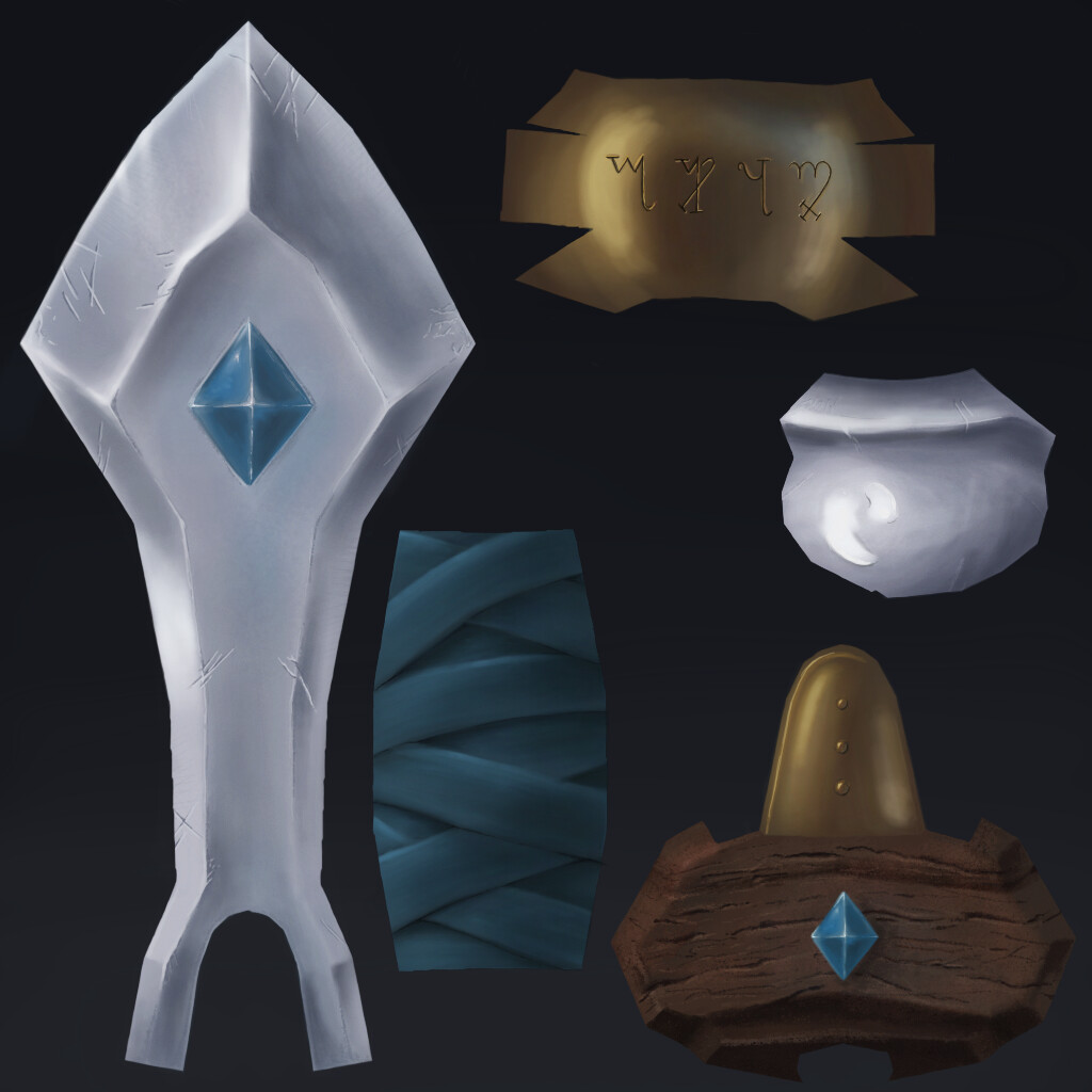 ArtStation - Sword Hand Painted