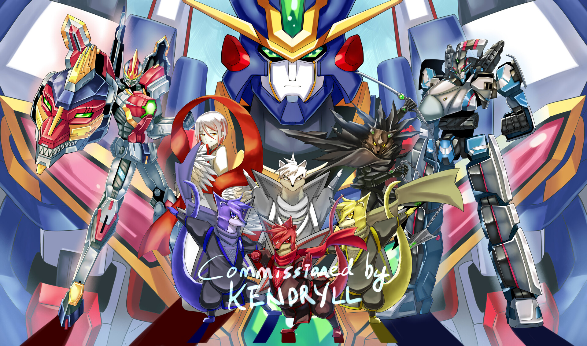 ArtStation - "Special Stealth Beast Rangers!!"